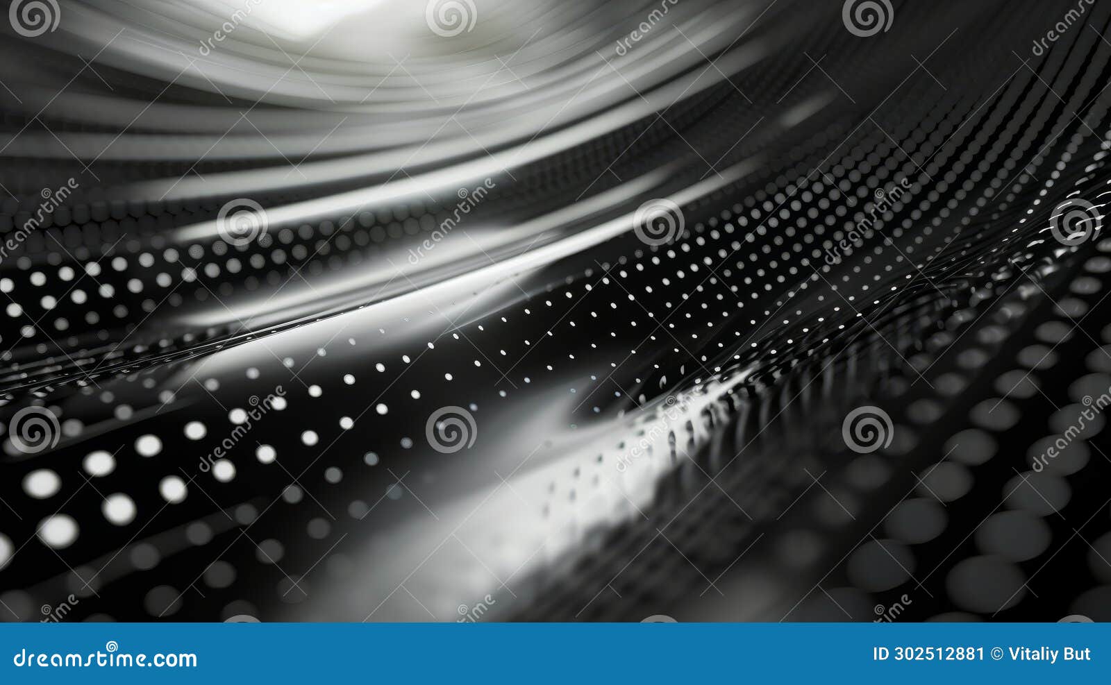 Futuristic Technology Innovation Silver 3D Background. AI Stock ...
