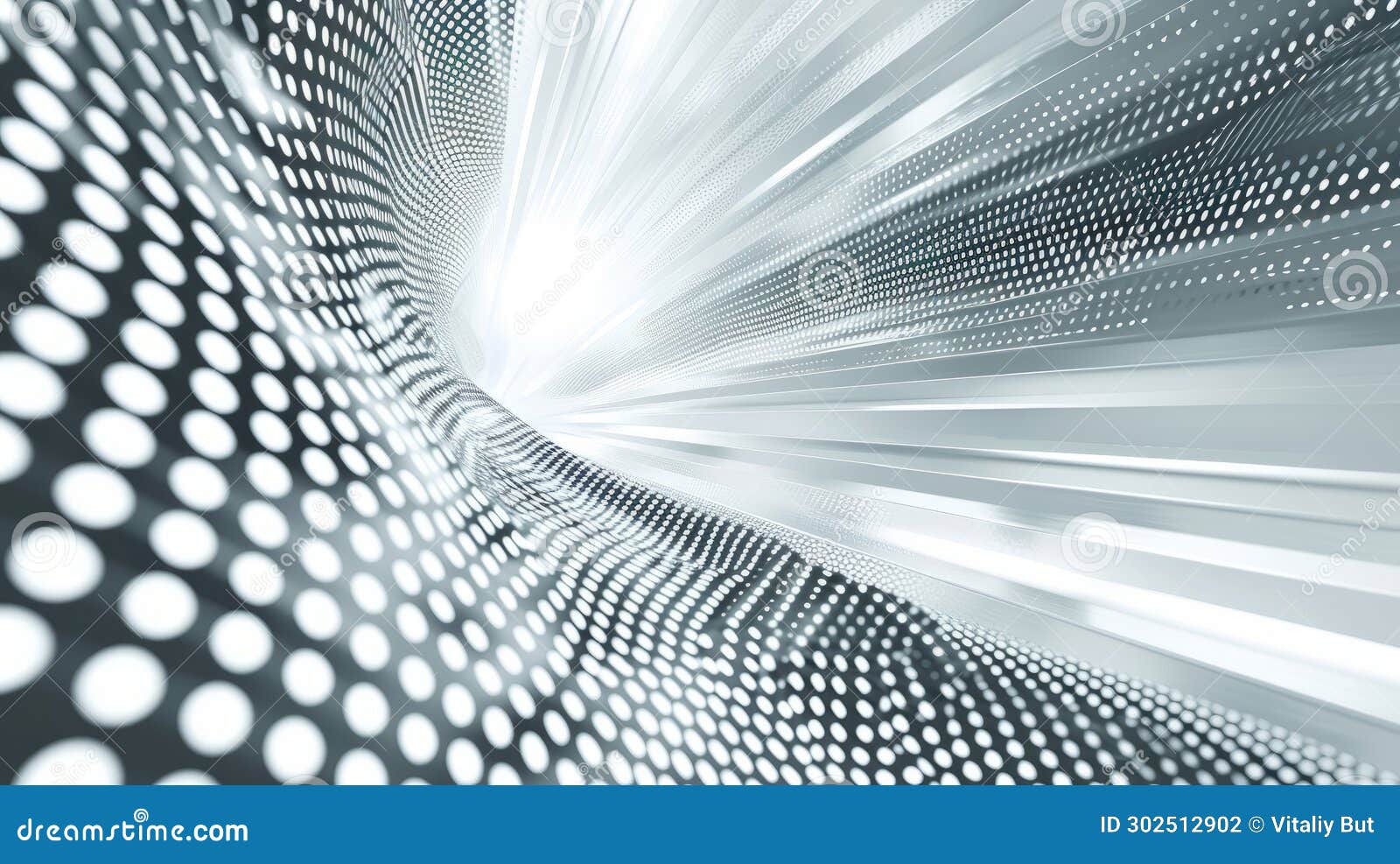 Futuristic Technology Innovation Silver 3D Background. AI Stock ...