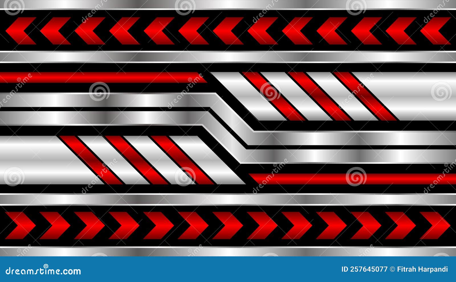 Futuristic Technology Metallic Red Color Abstract Background Stock ...