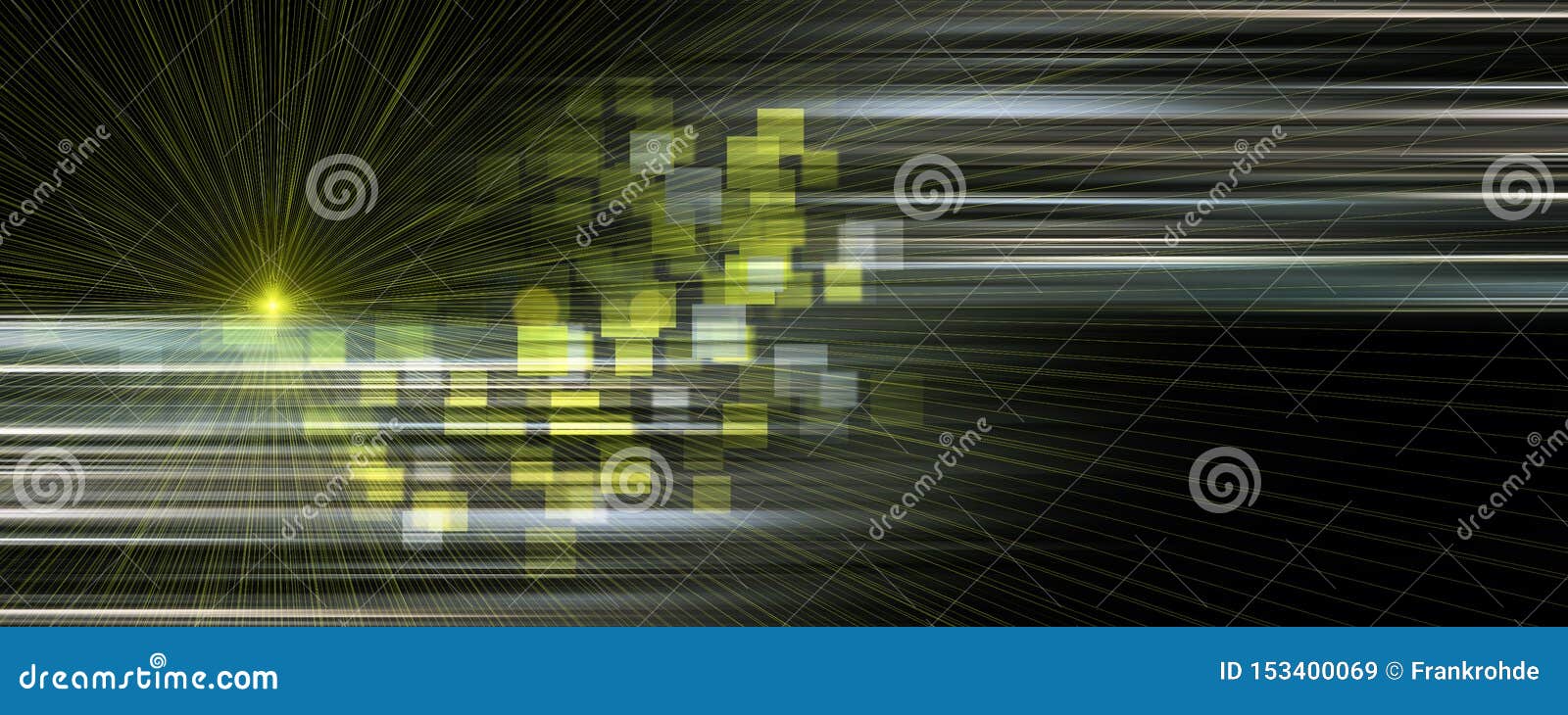 Futuristic Technology Panorama Square Background Design Stock ...