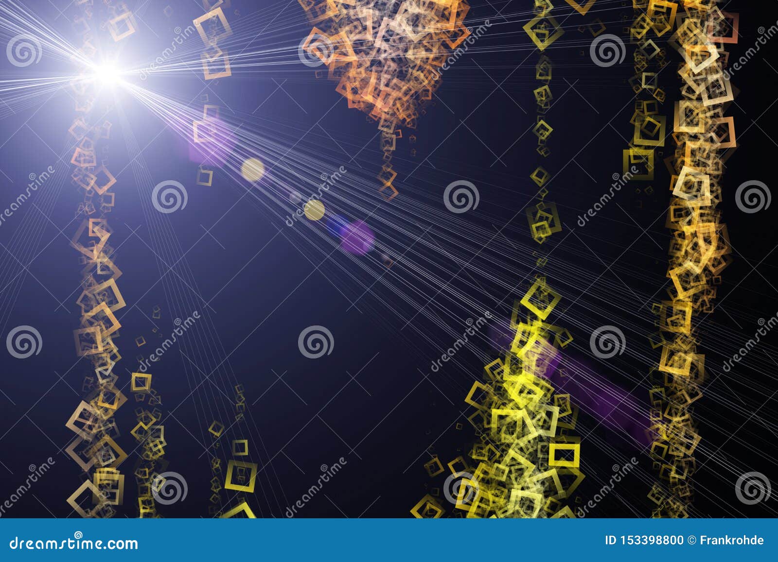 Futuristic Technology Square Background Design Stock Illustration ...