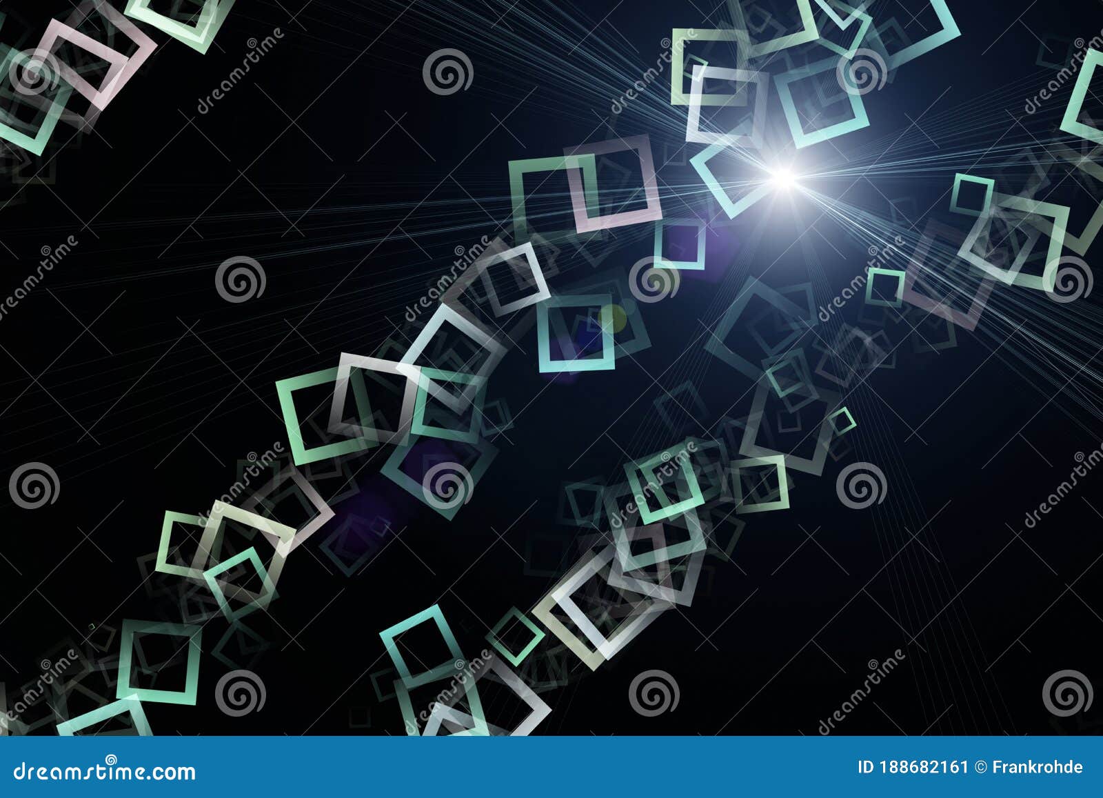 Futuristic Technology Square Background Design Stock Illustration ...
