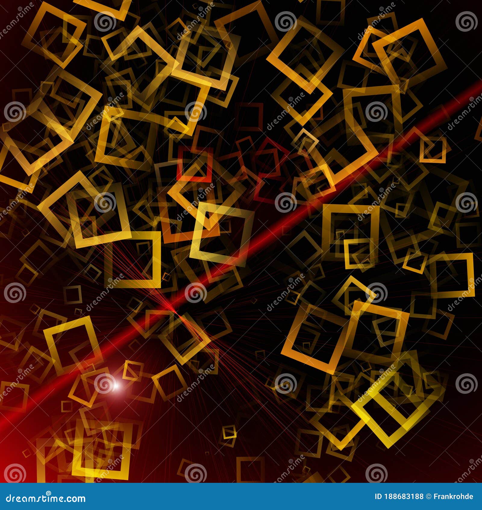 Futuristic Technology Square Background Design Stock Illustration ...