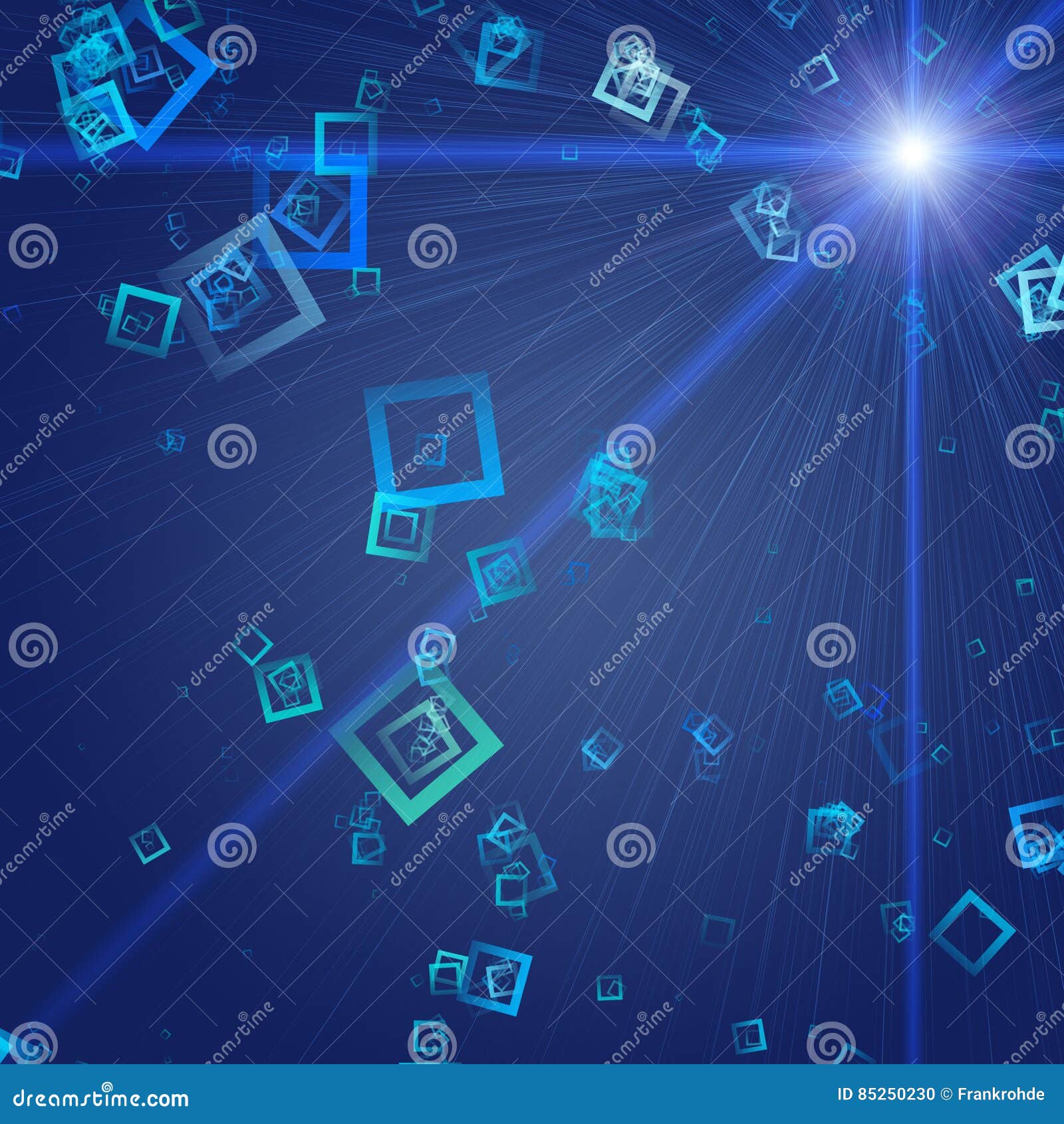 Futuristic Technology Square Background Design Stock Illustration ...