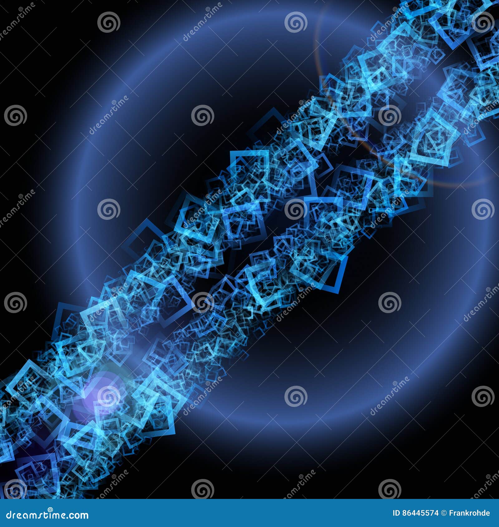 Futuristic Technology Square Background Design Stock Illustration ...