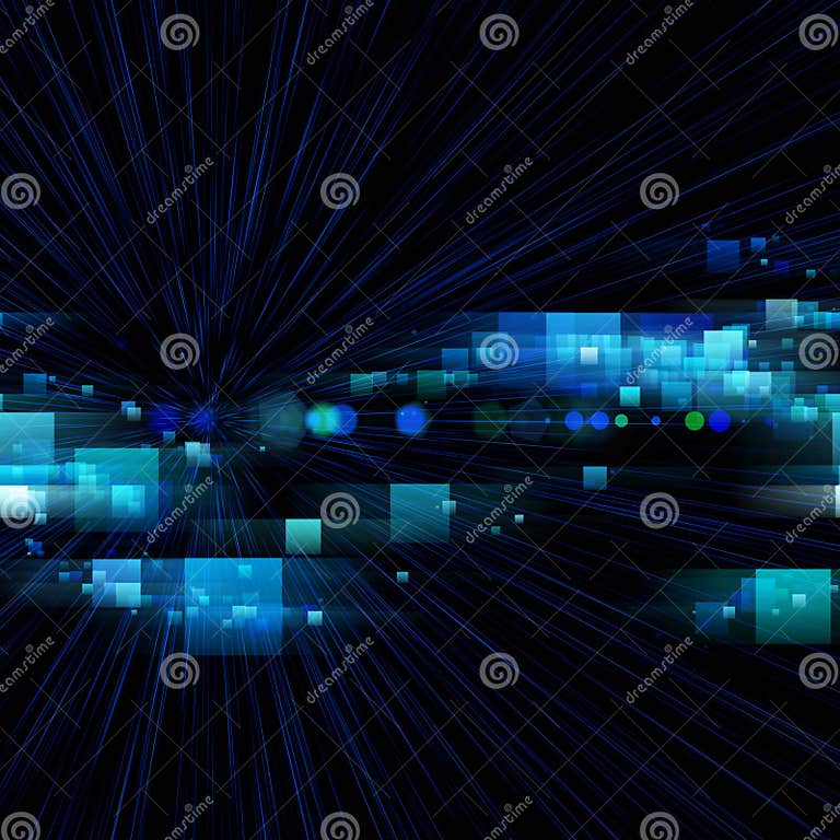 Futuristic Technology Square Background Design Stock Illustration ...