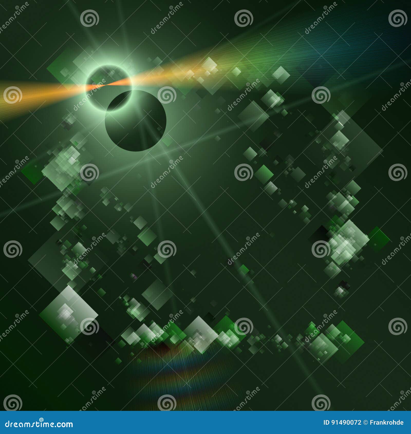 Futuristic Technology Square Background Design Stock Illustration ...