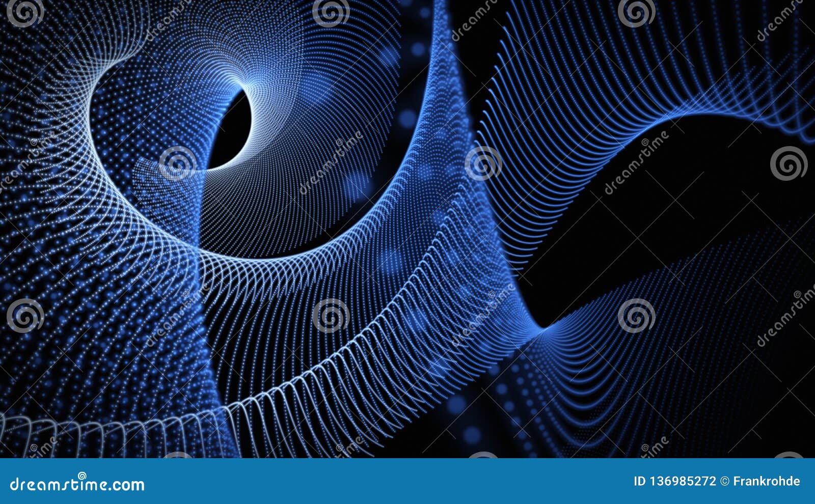 Futuristic Technology Wave Background Design Stock Illustration ...