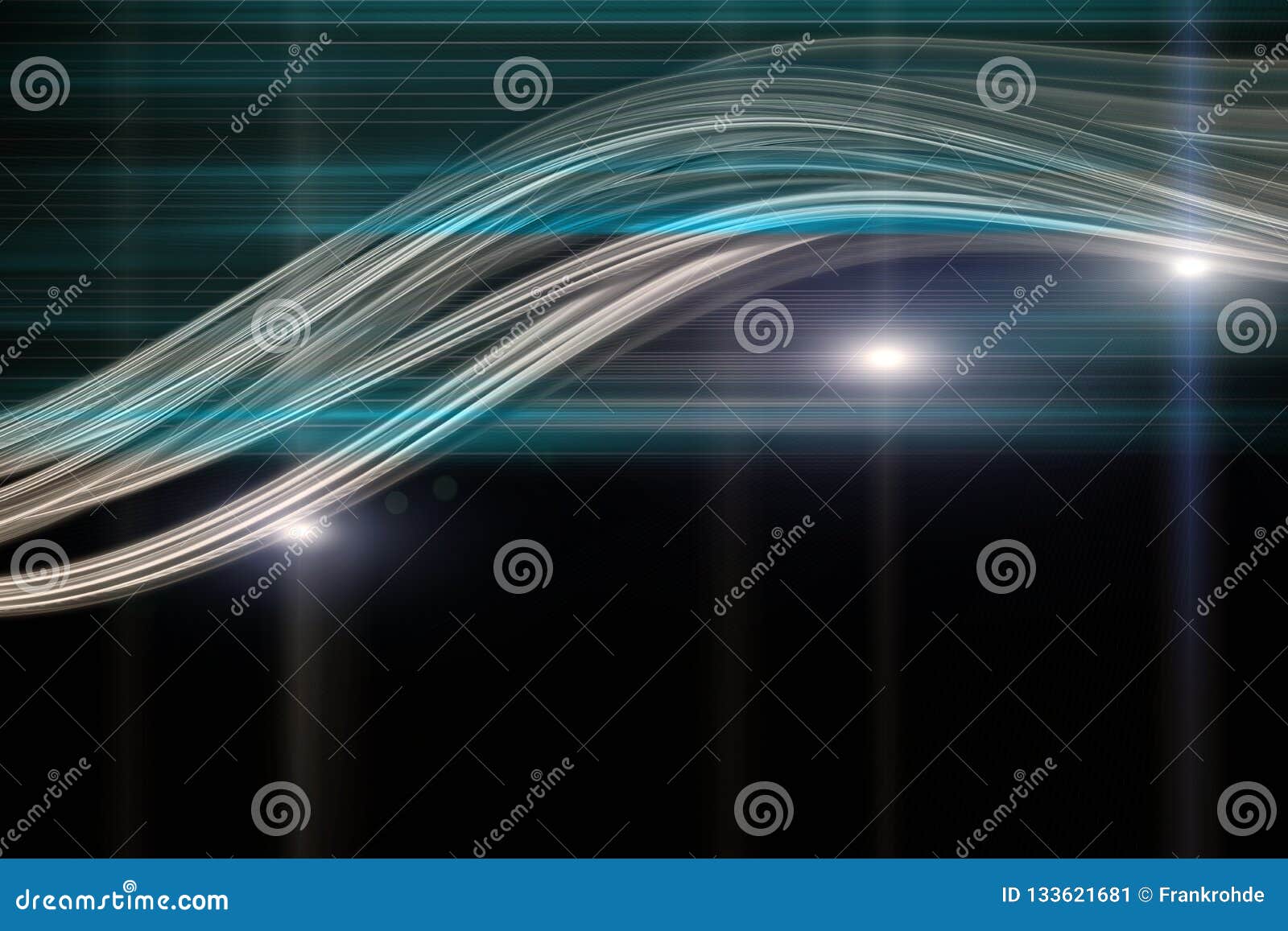 Futuristic Technology Wave Background Design Stock Illustration ...