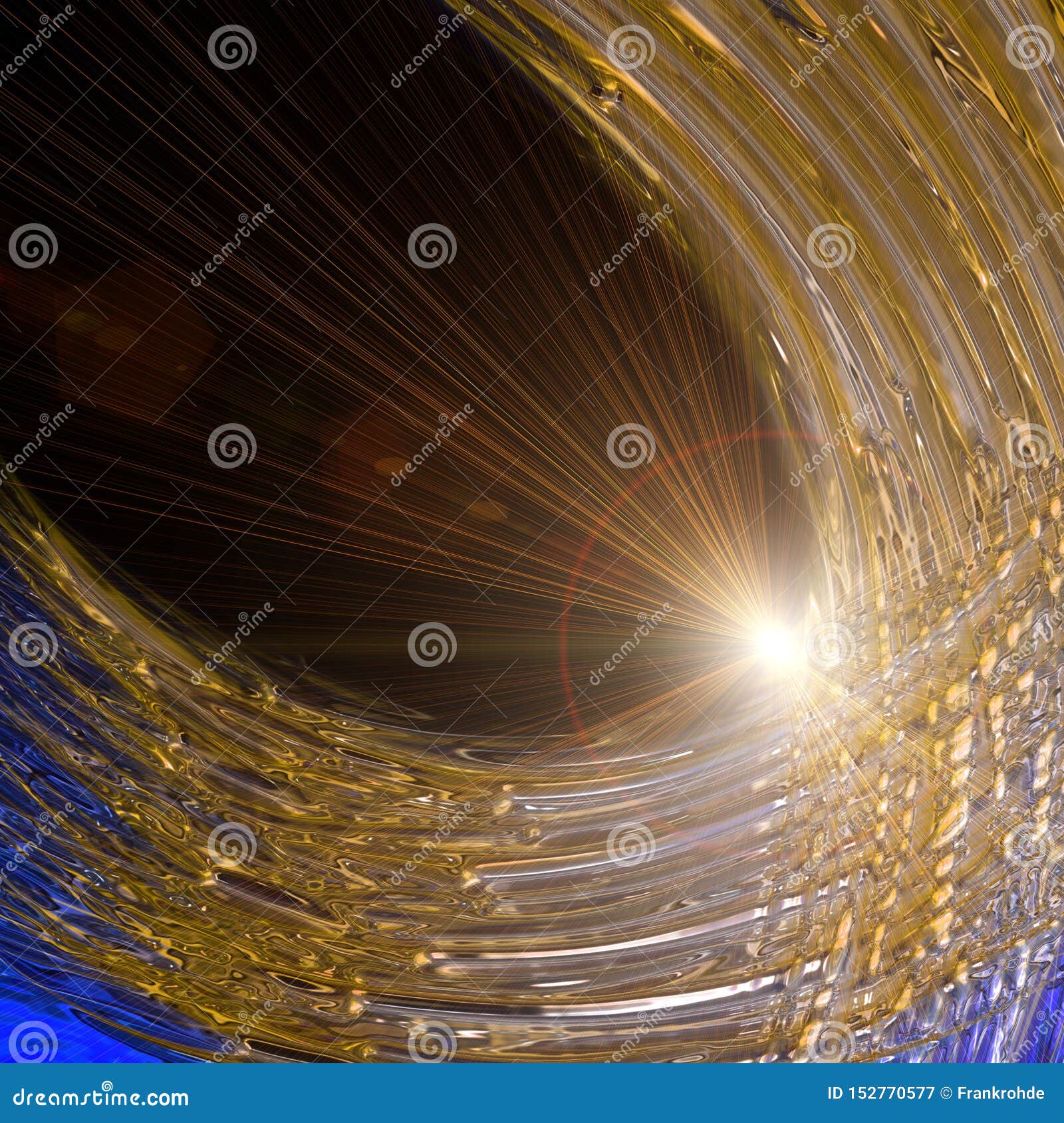 Futuristic Technology Wave Design with Lights Stock Illustration ...