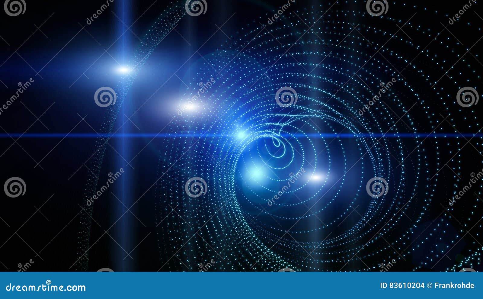 Futuristic Technology Wave Design Stock Illustration - Illustration of ...