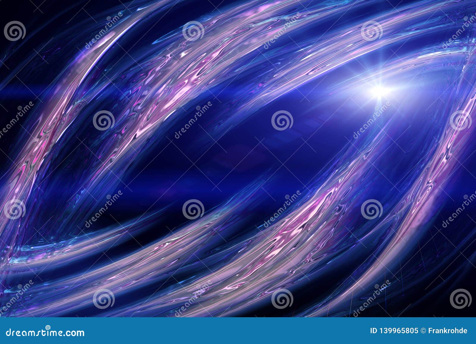 Futuristic Technology Wave Design with Lights Stock Illustration ...