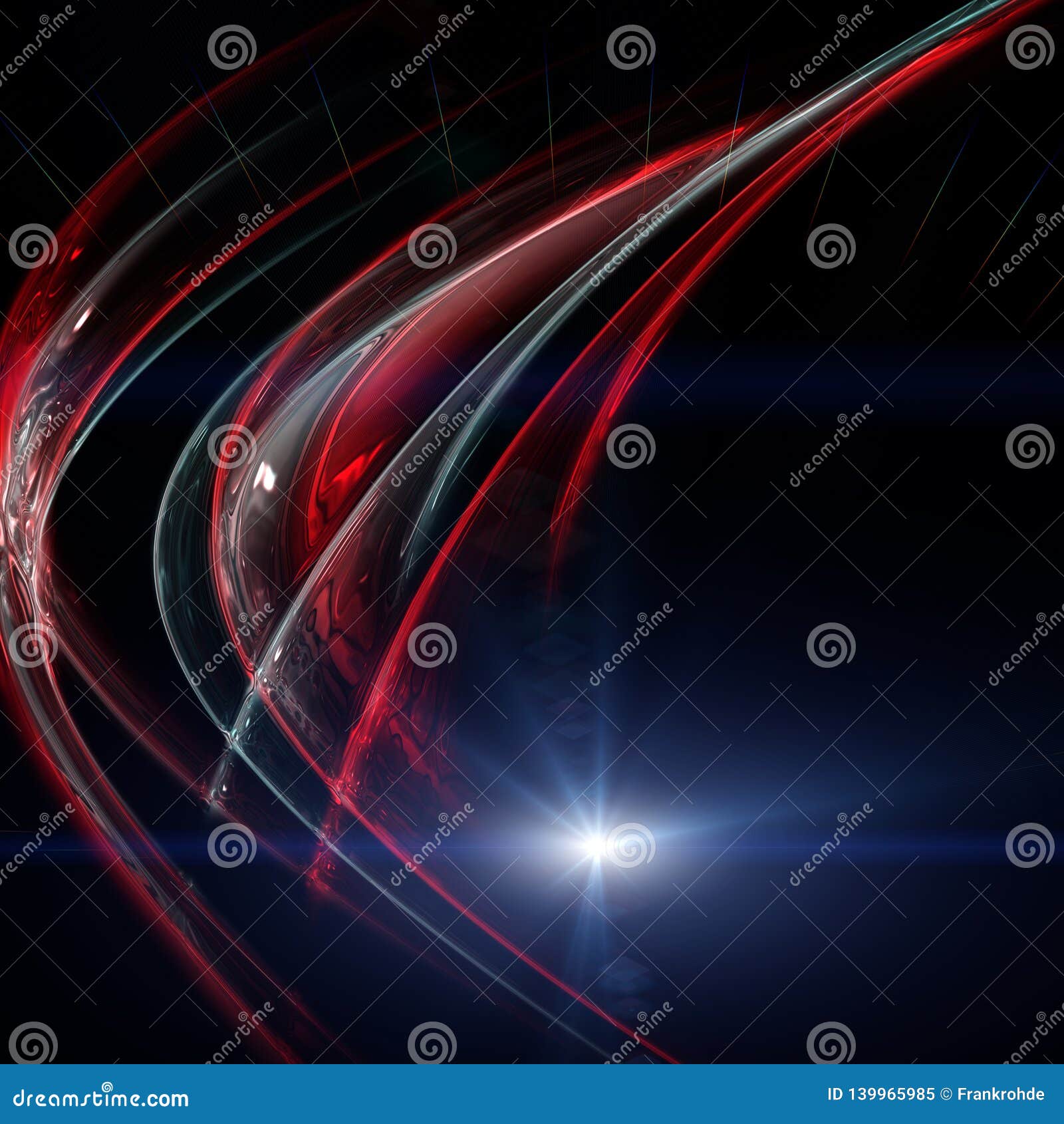 Futuristic Technology Wave Design with Lights Stock Illustration ...