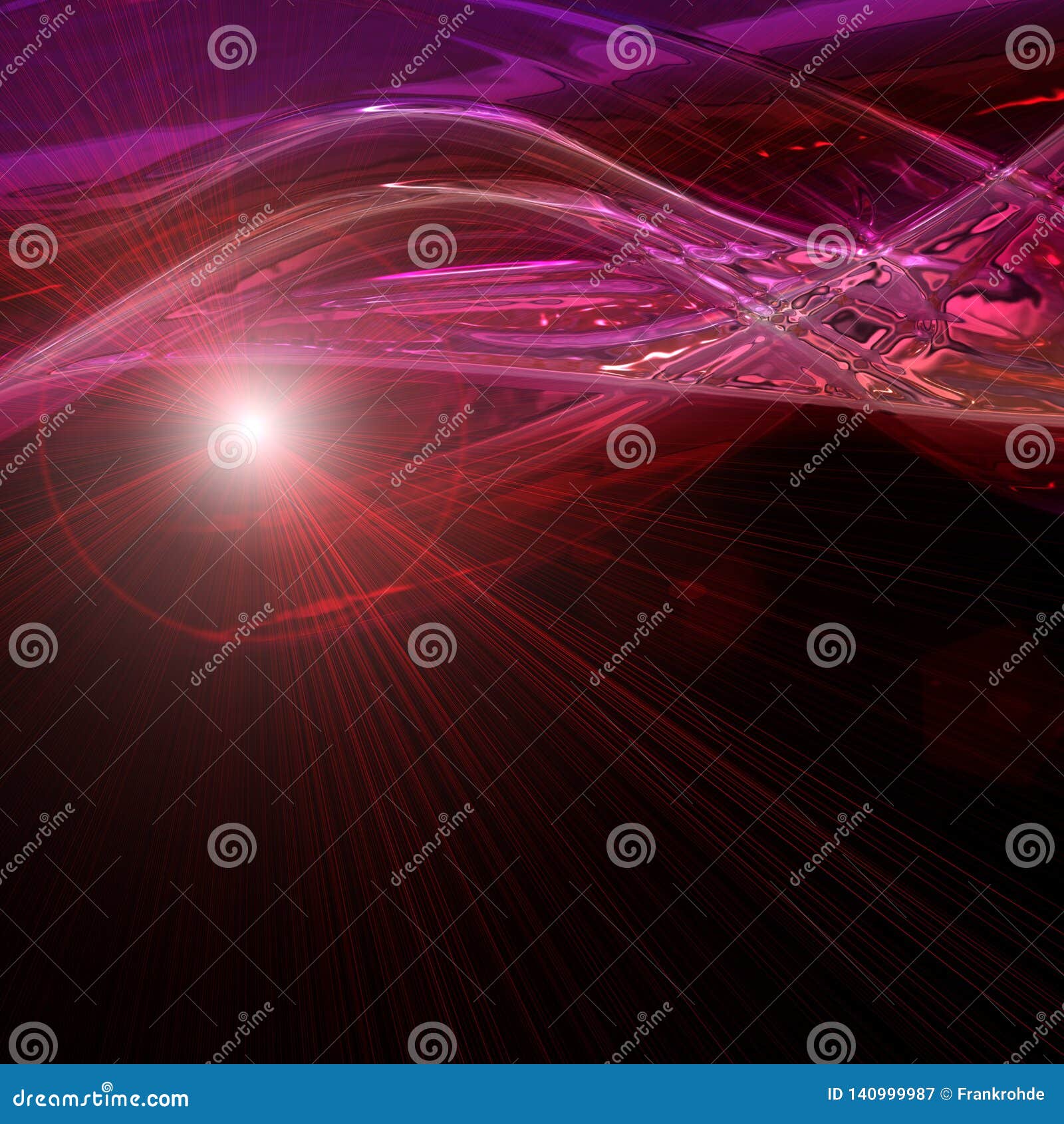 Futuristic Technology Wave Design with Lights Stock Illustration ...