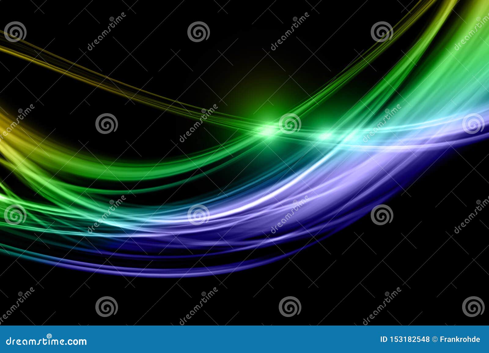 Futuristic Technology Wave Design with Lights Stock Illustration ...