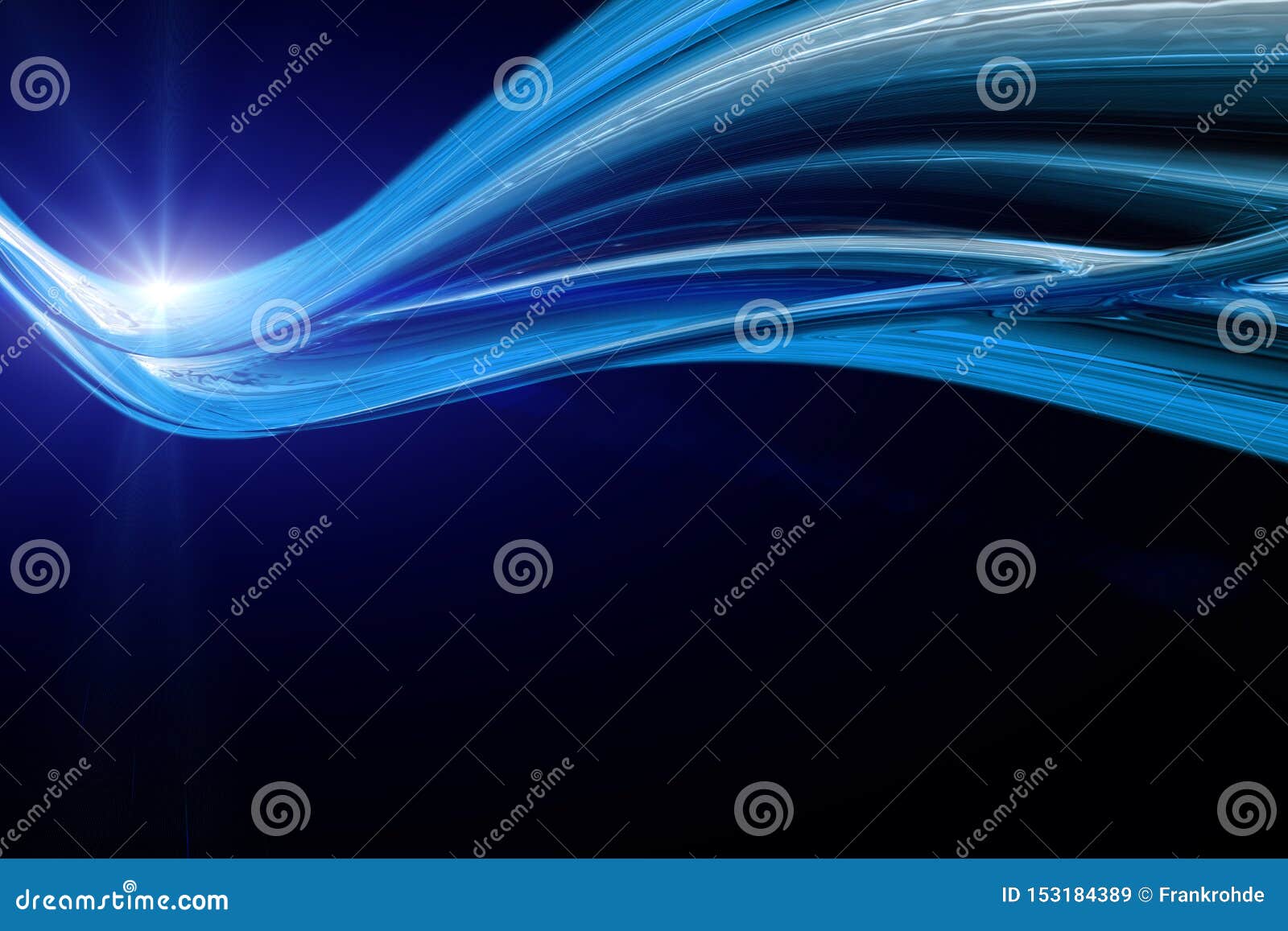 Futuristic Technology Wave Design with Lights Stock Illustration ...