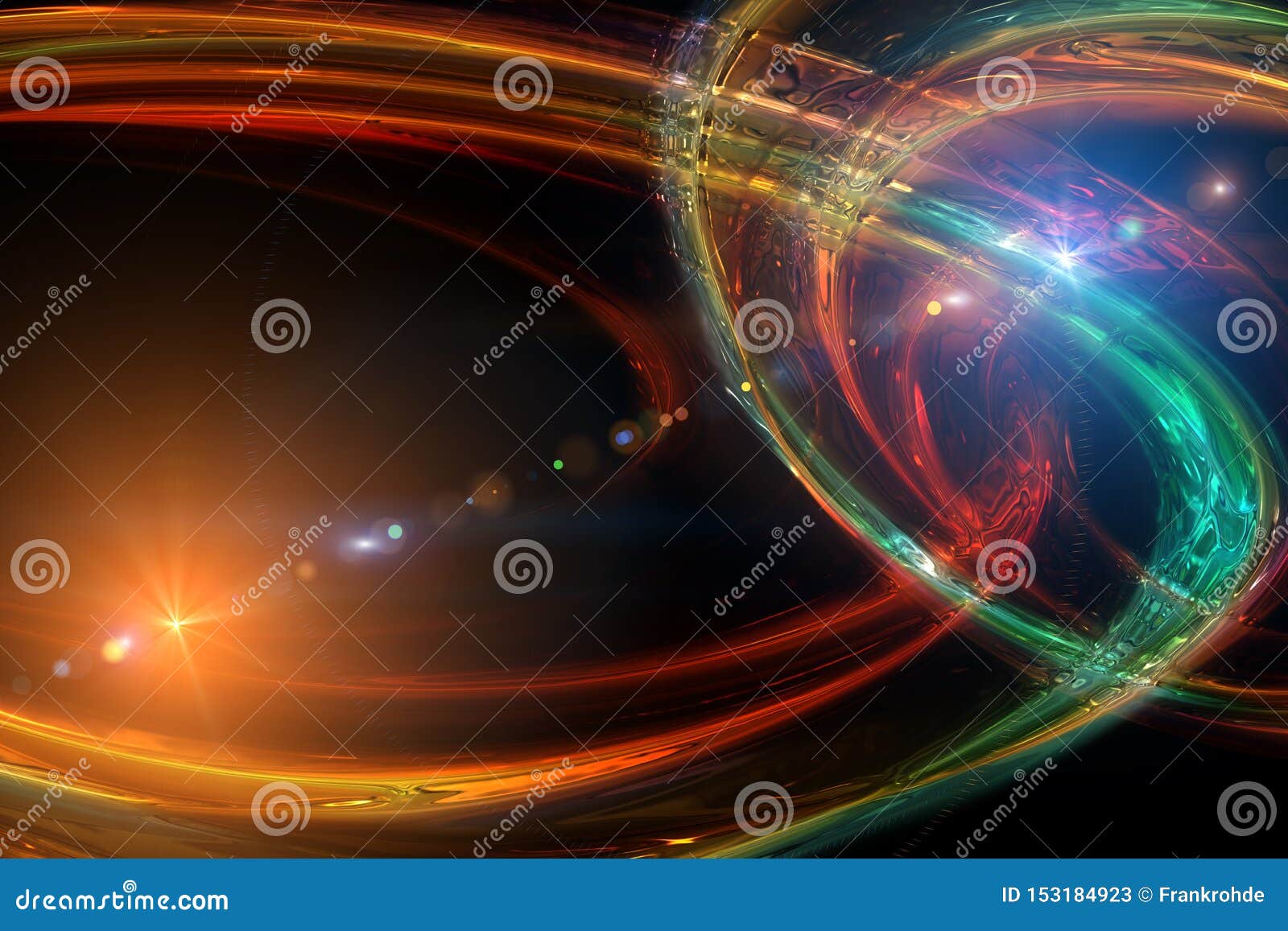 Futuristic Technology Wave Design with Lights Stock Illustration ...