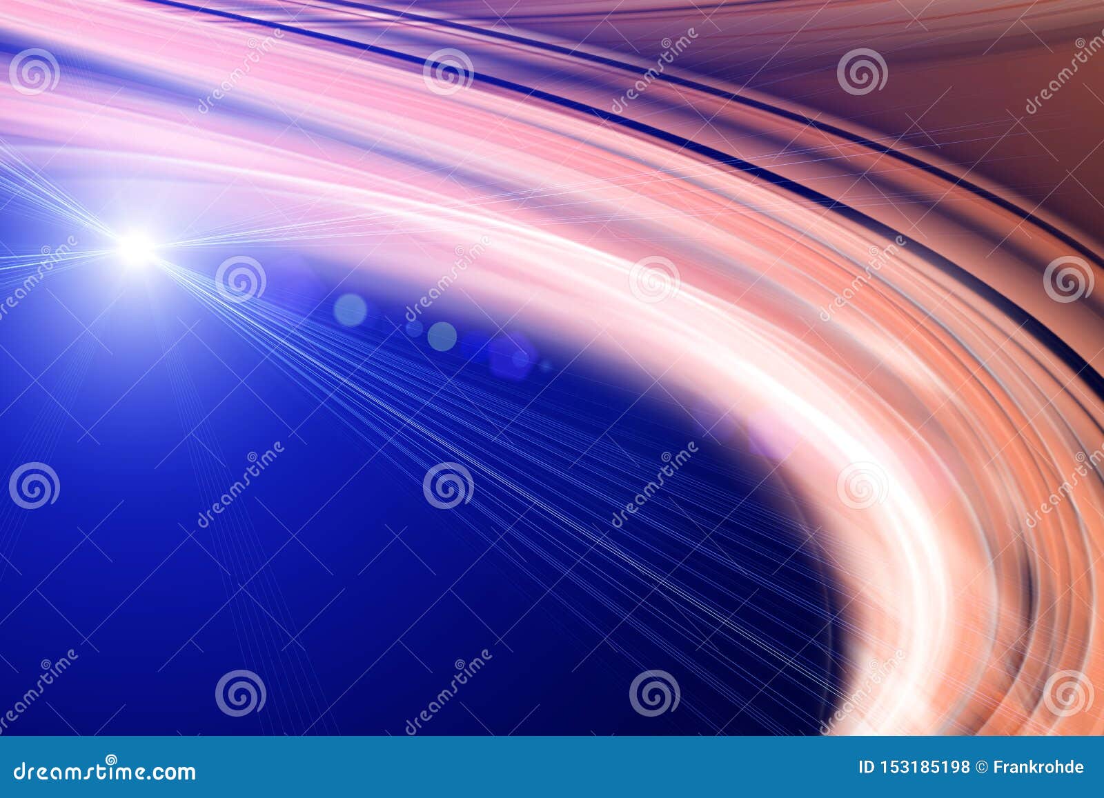 Futuristic Technology Wave Design with Lights Stock Illustration ...