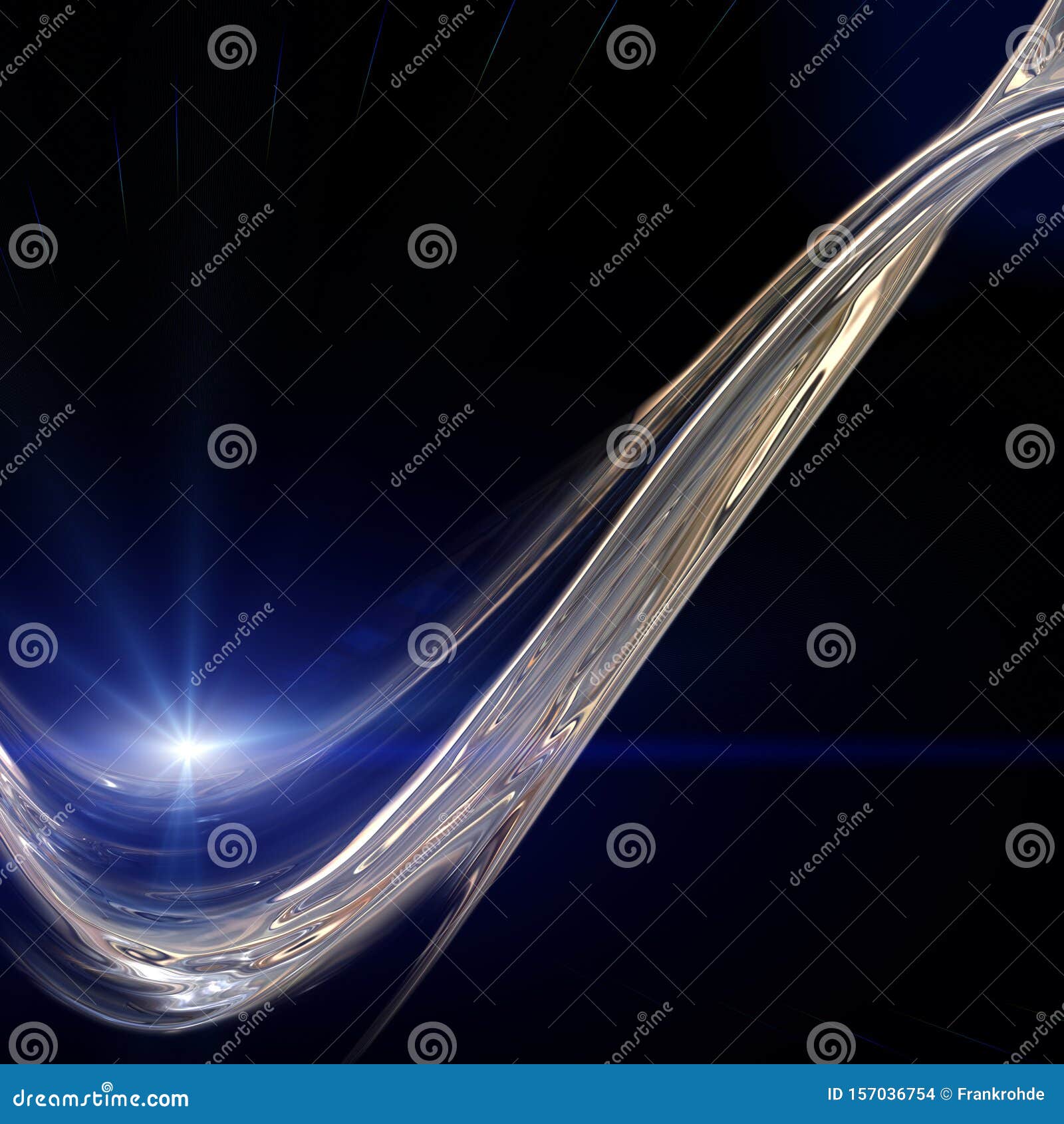 Futuristic Technology Wave Design with Lights Stock Illustration ...