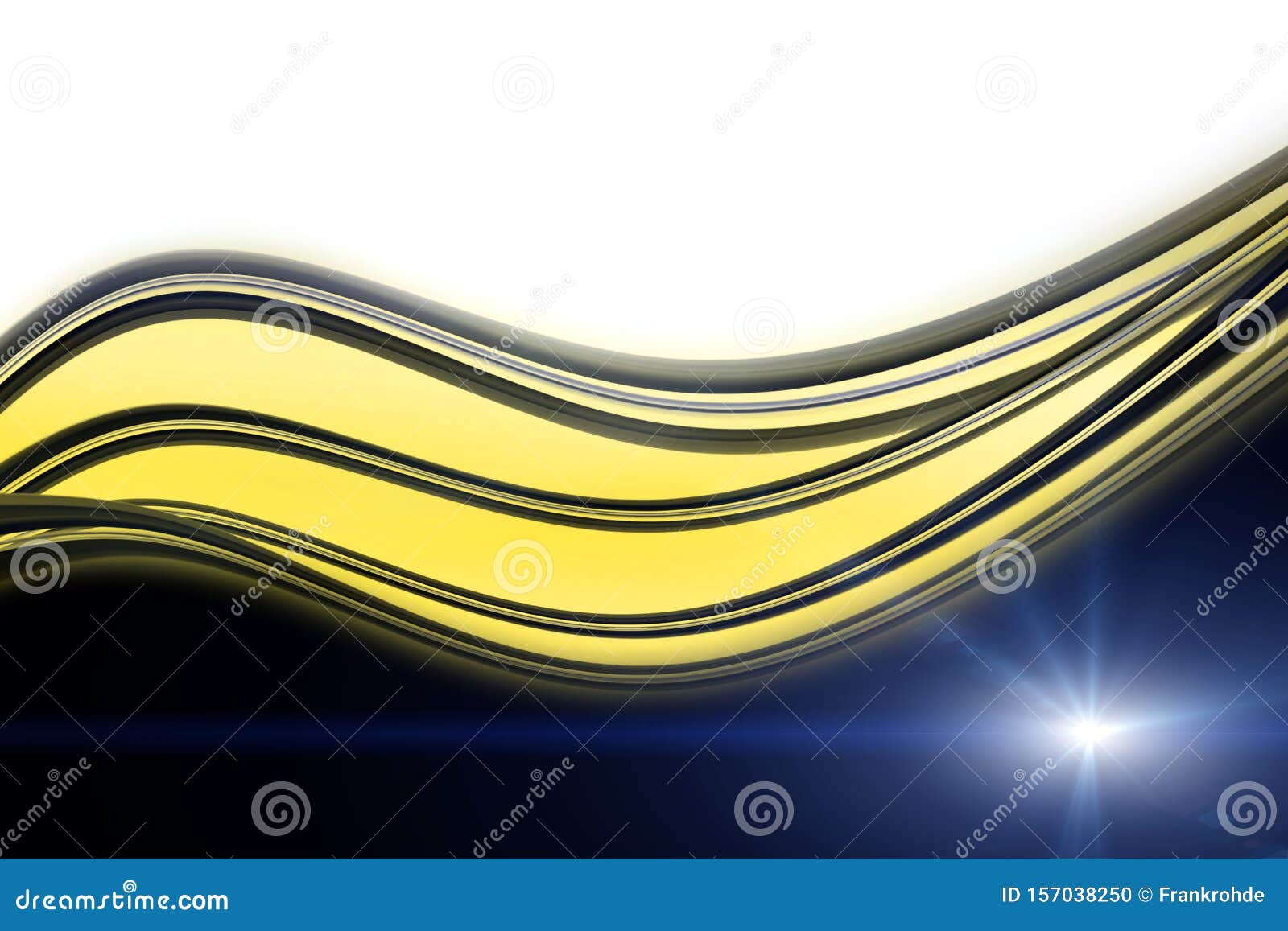 Futuristic Technology Wave Design with Lights Stock Illustration ...
