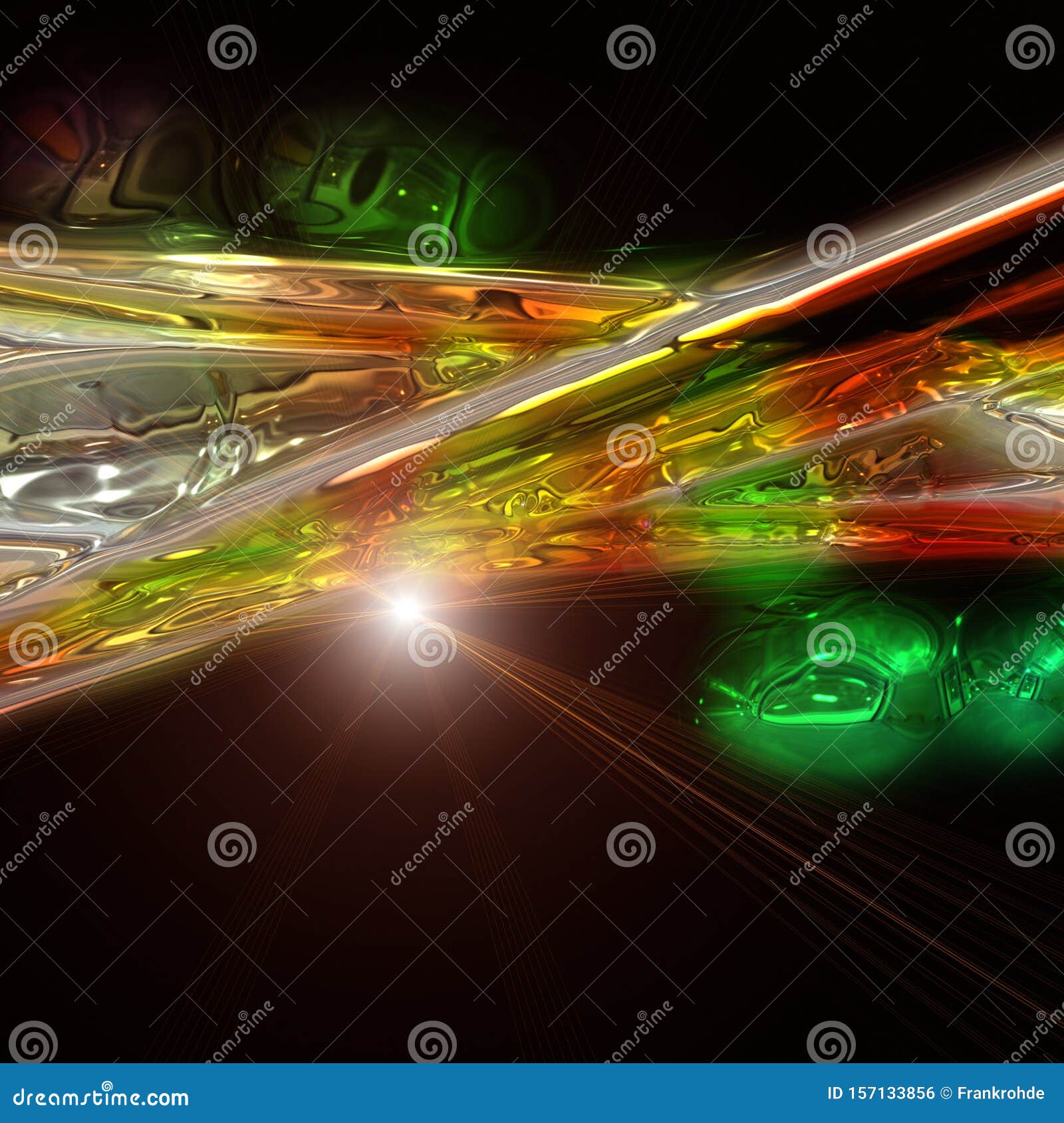 Futuristic Technology Wave Design with Lights Stock Photo - Image of ...
