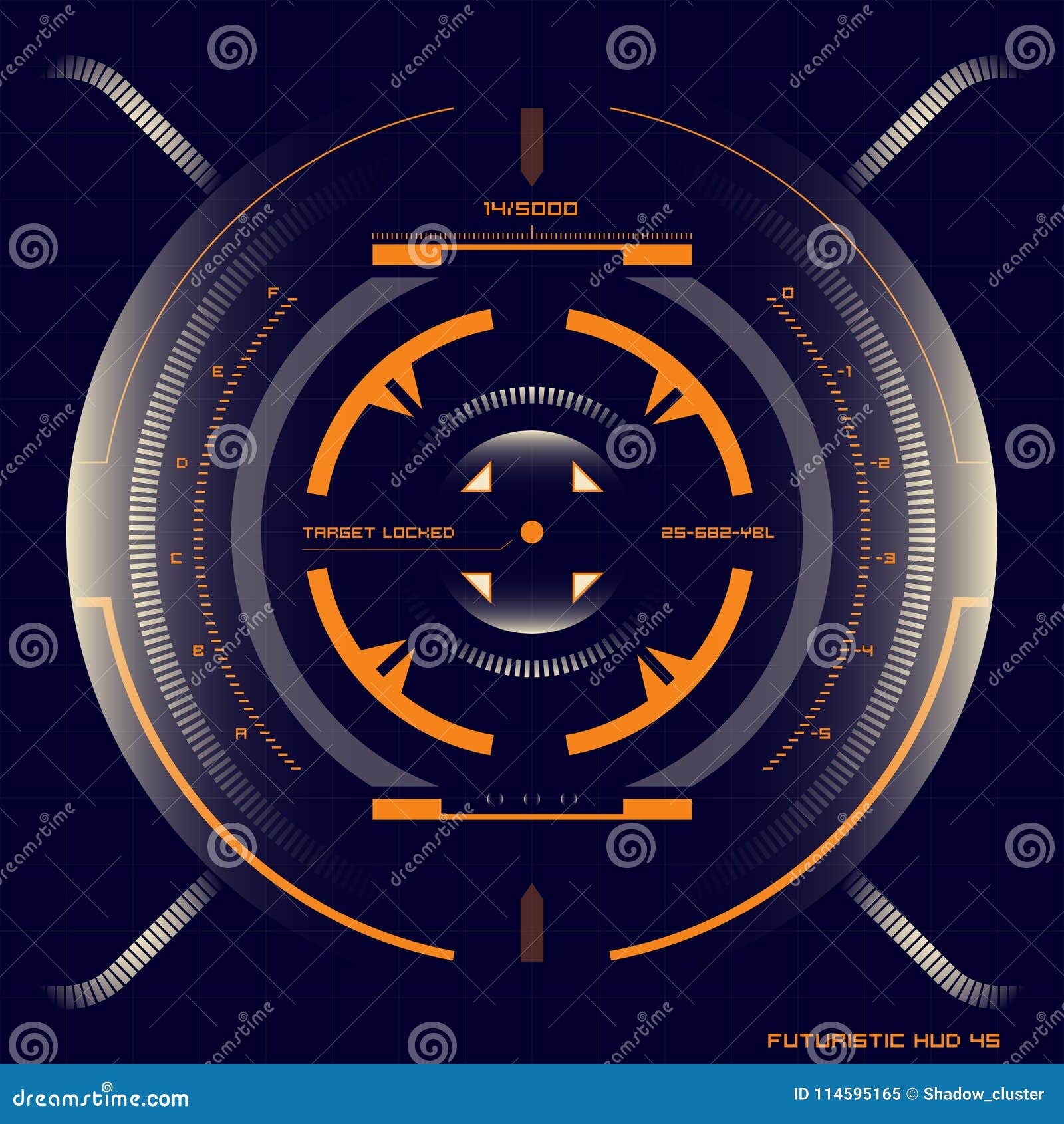 Futuristic Touch Screen User Interface HUD Stock Illustration ... Futuristic Touch Screen User Interface HUD Stock Illustration ...