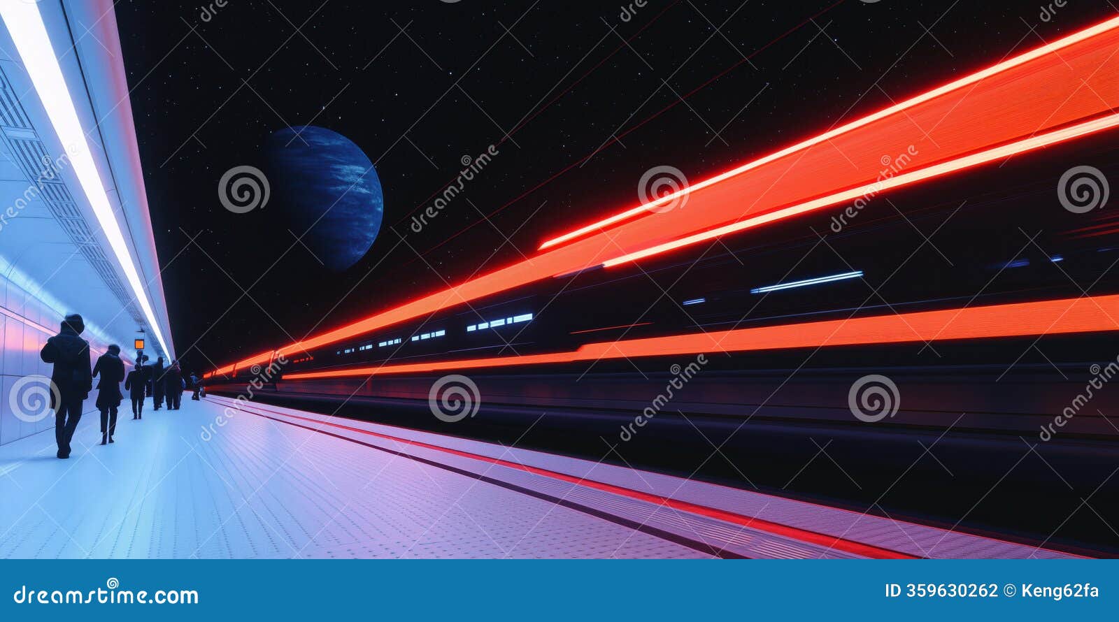 Distant Planet System In Space With Exoplanets 3D Rendering Elements Of ...