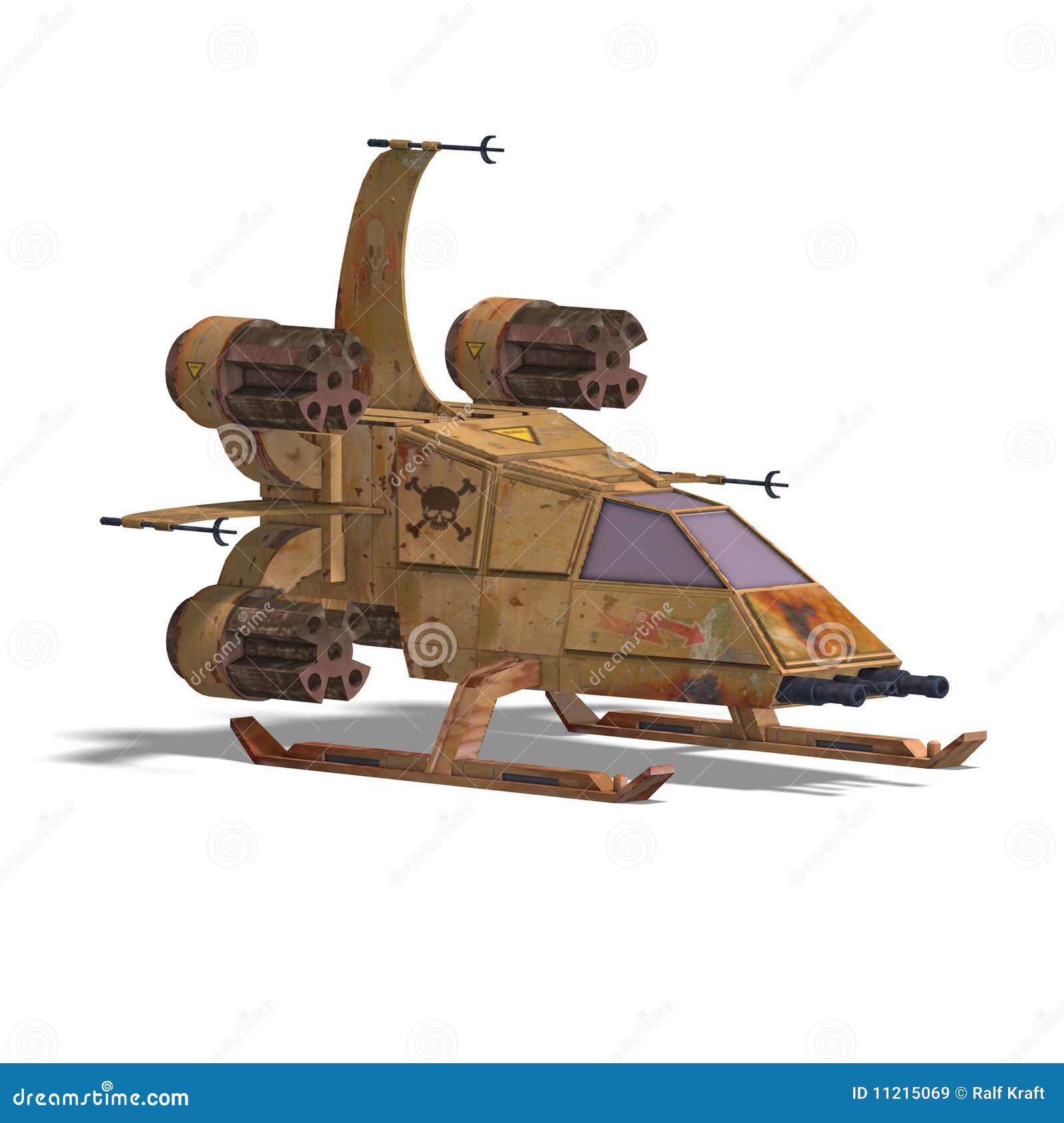 Futuristic Transforming Scifi Robot and Spaceship Stock Illustration ...