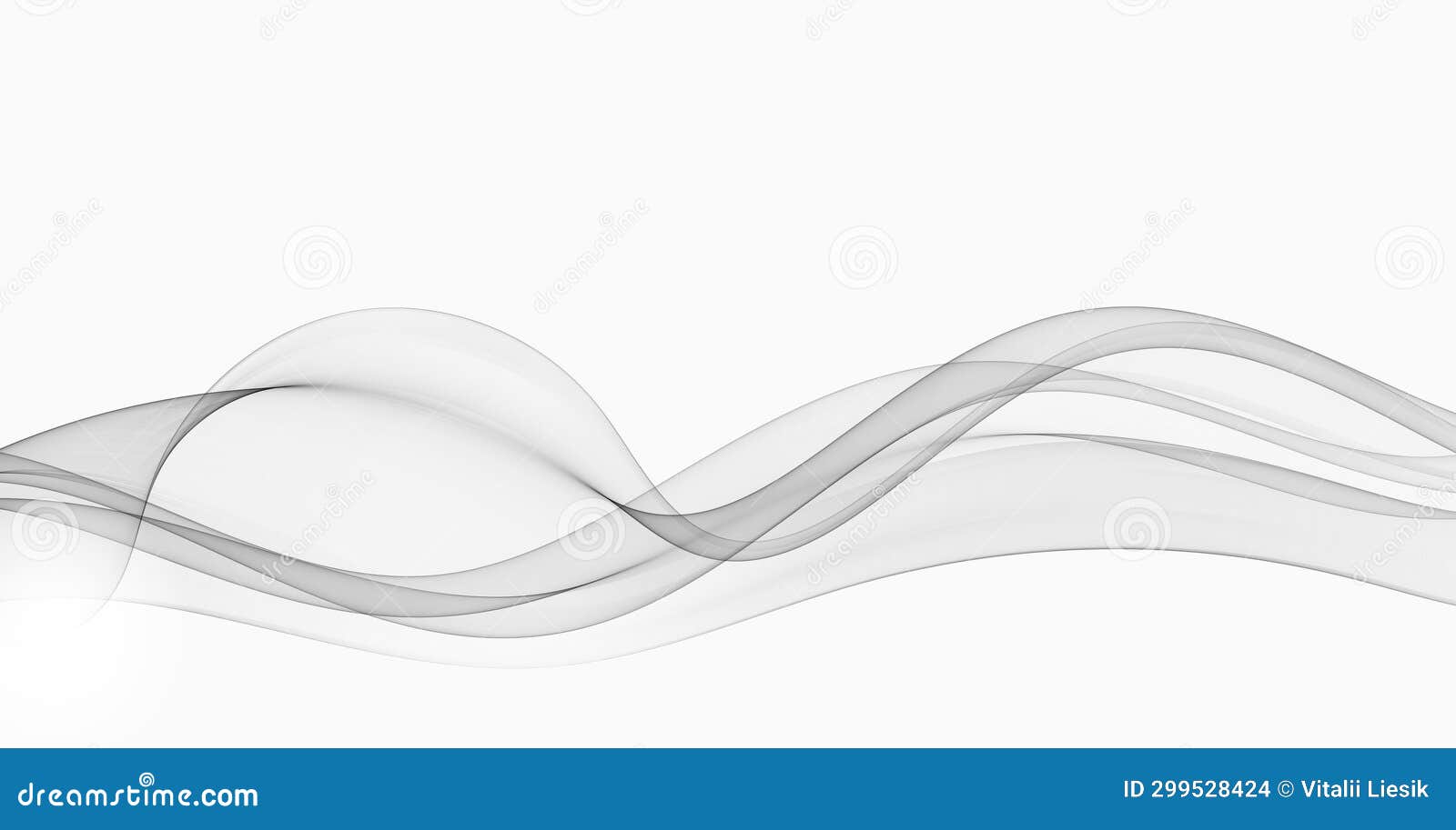Futuristic Transparent Wave Flow Background. Soft Smoky Flow, Abstract ...