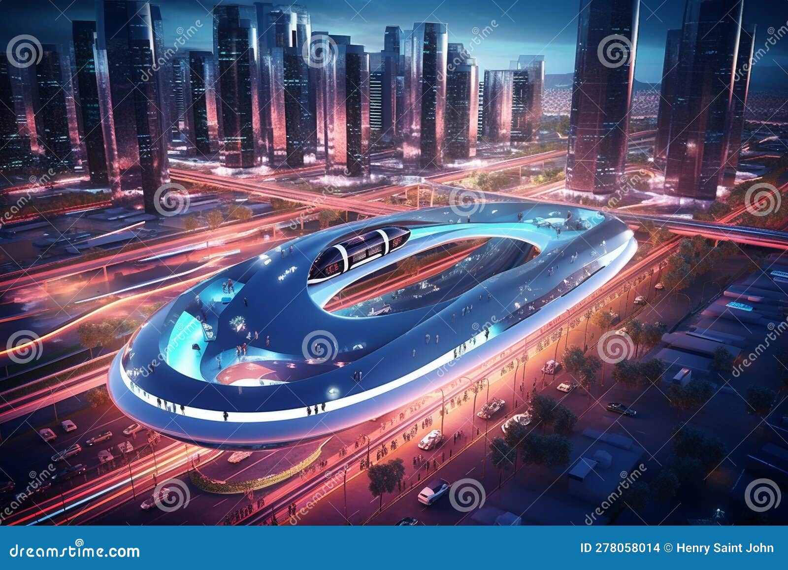 Futuristic Transportation: the Evolution of Modern Travel Stock ...