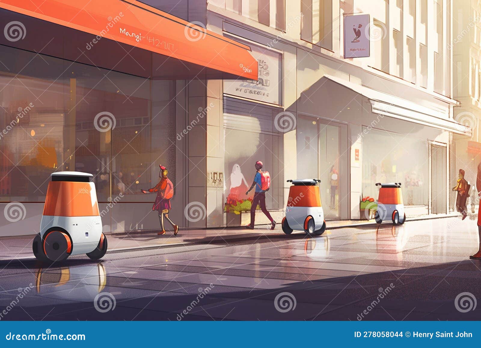 Futuristic Transportation: the Evolution of Modern Travel Stock Photo ...