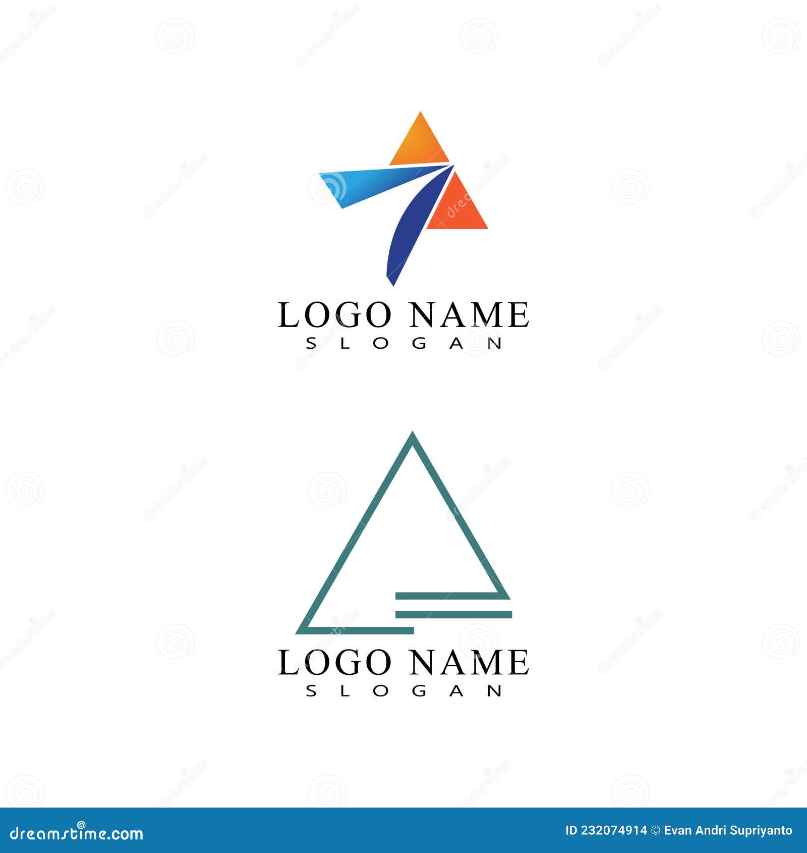 Futuristic Triangle Chain Logo Design Inspiration Stock Vector ...