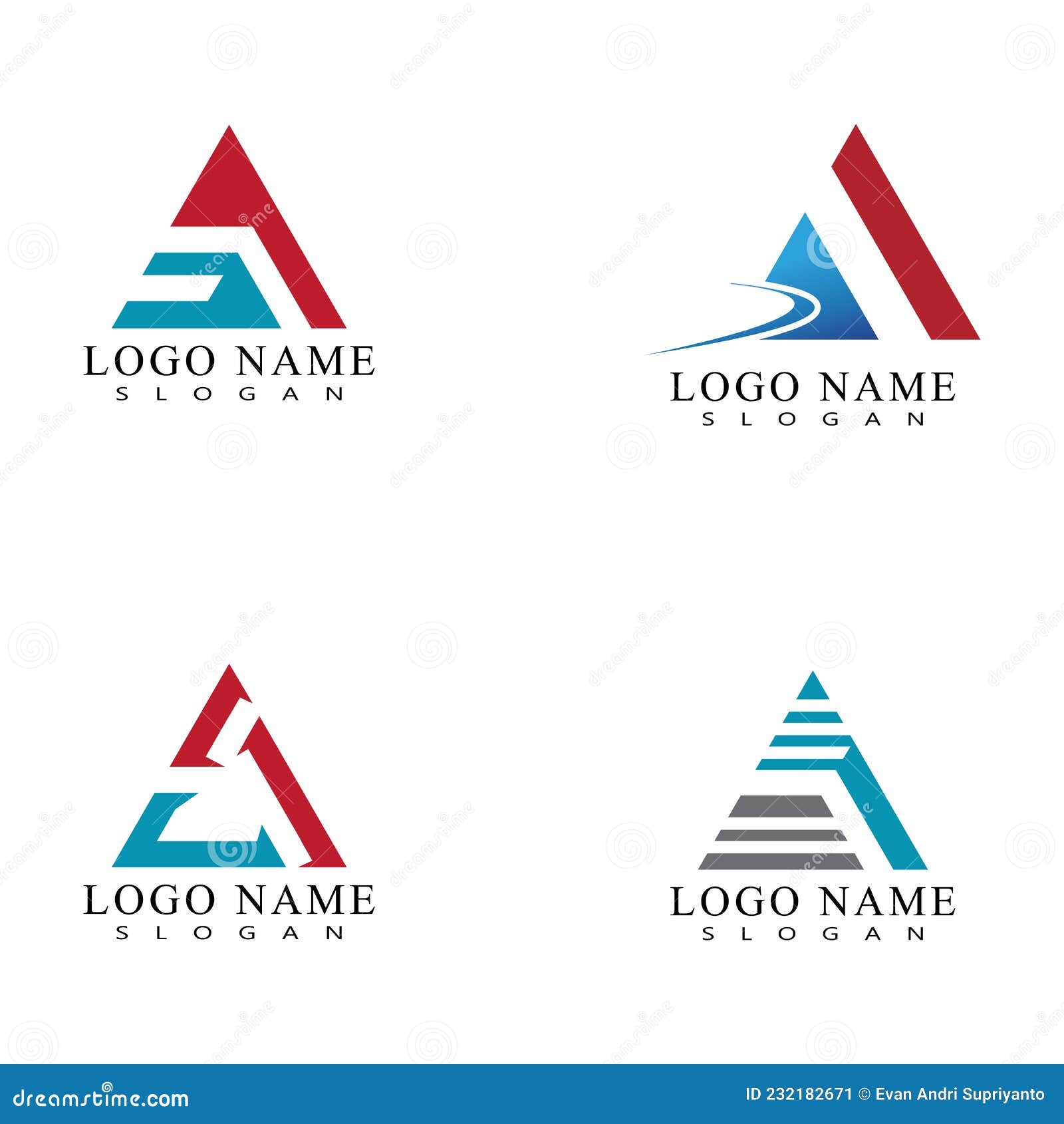 Futuristic Triangle Chain Logo Design Inspiration Stock Vector ...