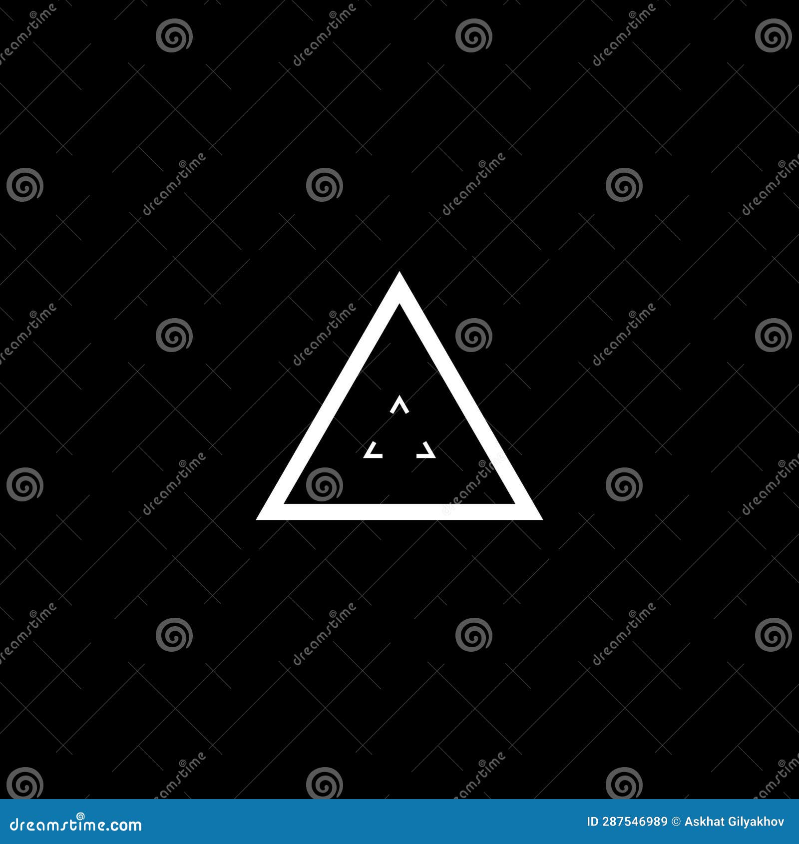 Futuristic Triangle Target, Aim, HUD Reticle, Cyberpunk Aesthetics ...