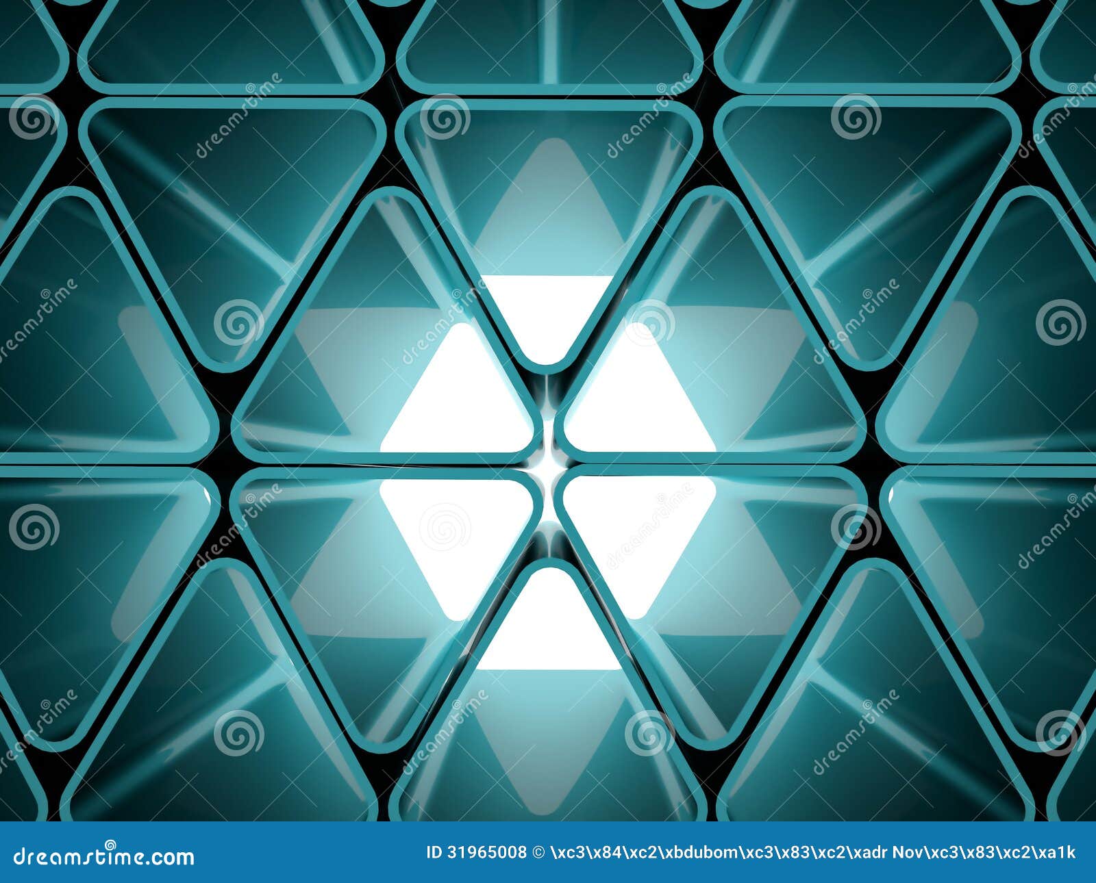 Futuristic Triangle Wall Concept Stock Illustration - Illustration of ...