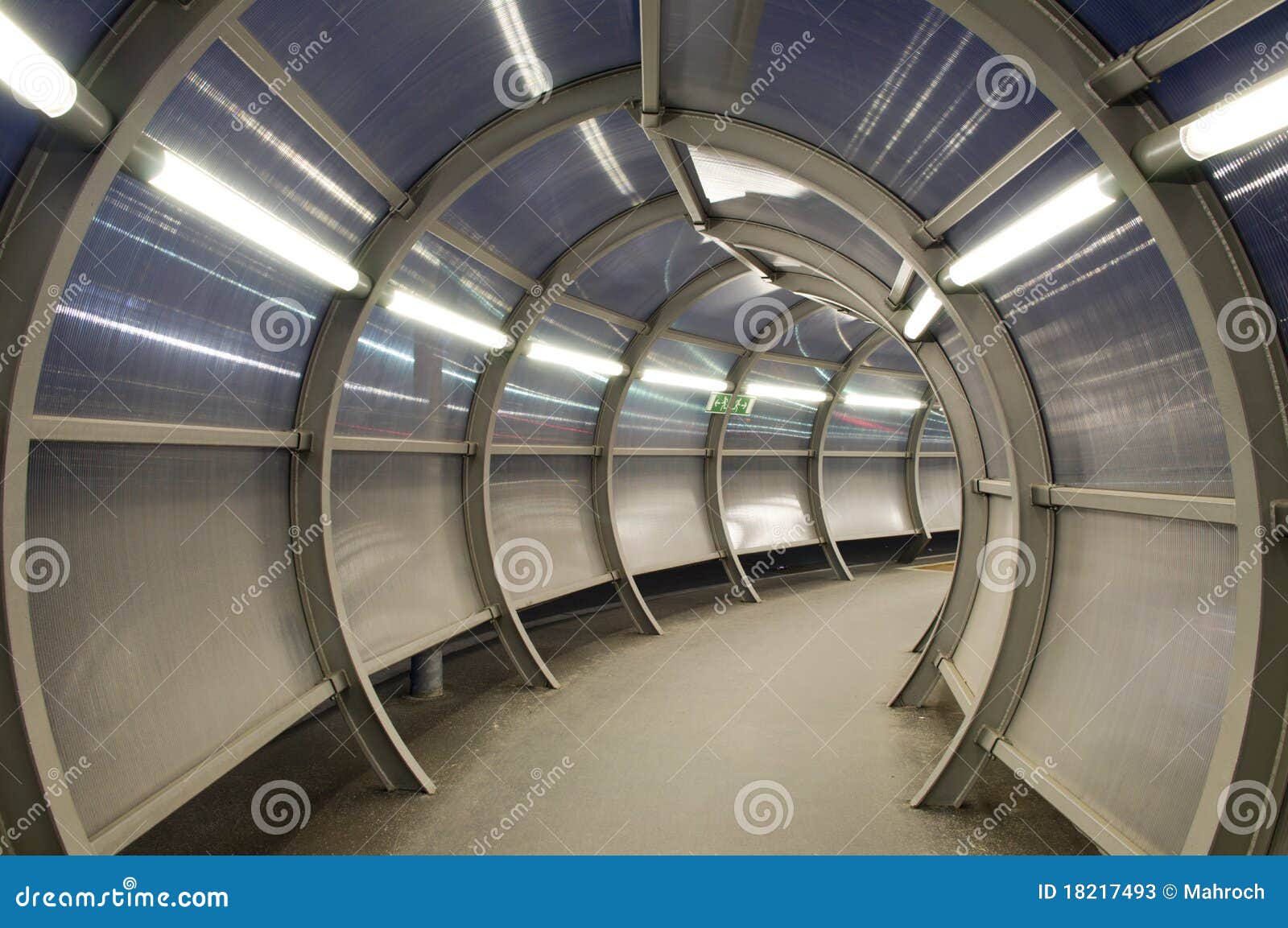 Futuristic tunnel stock image. Image of tunnel, technology - 18217493