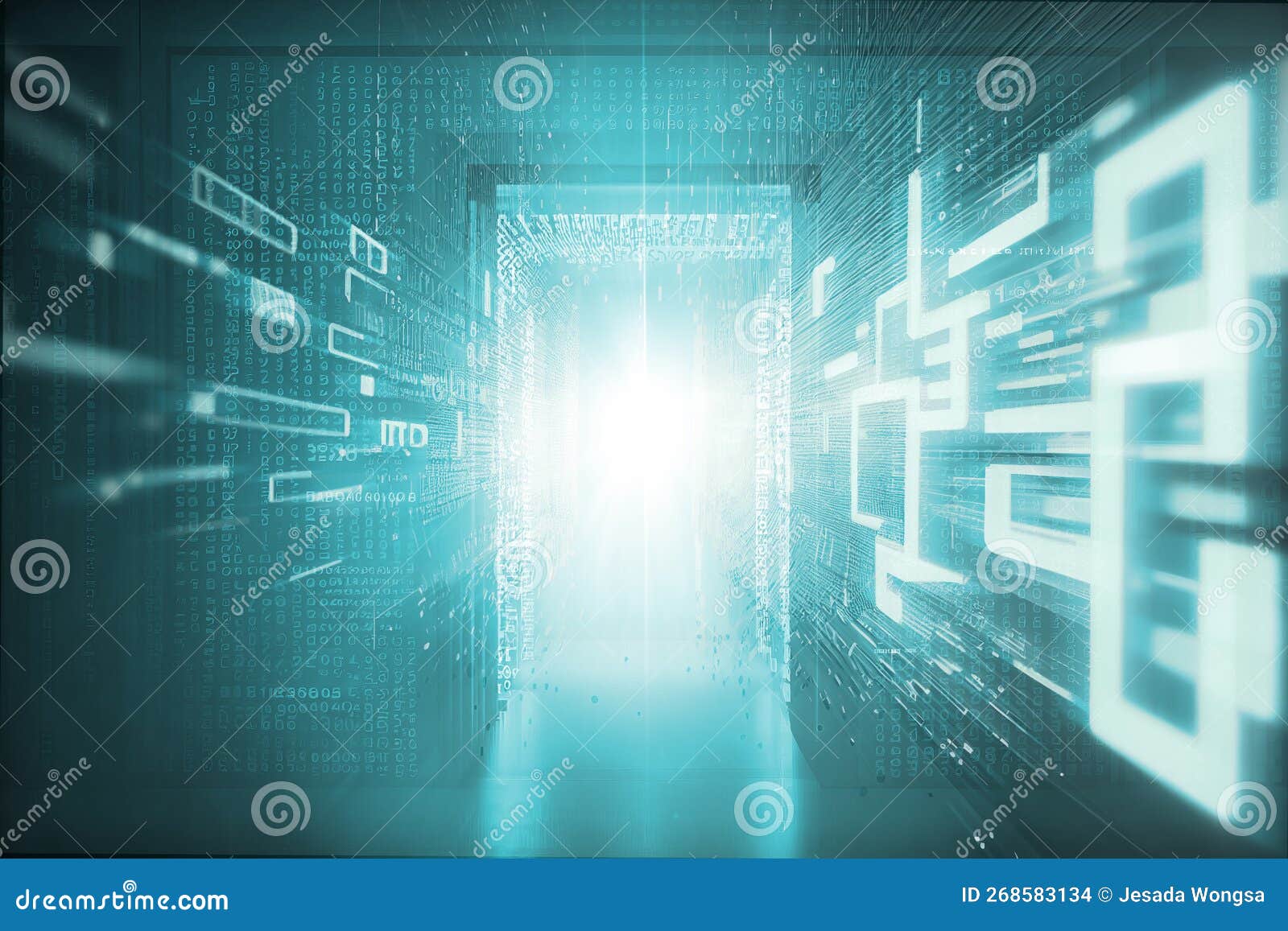 Futuristic Tunnel Background Light Trails Speed Light Background Stock ...