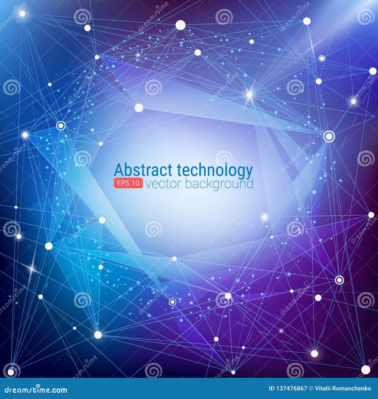 Futuristic User Interface HUD UI UX. Abstract Background with ...