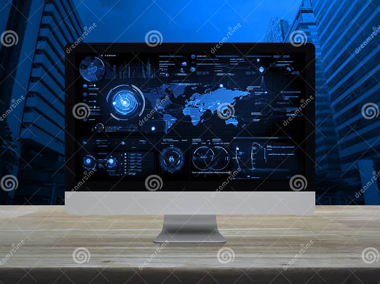 Futuristic User Interface Technology Online Concept, Generative AI ...