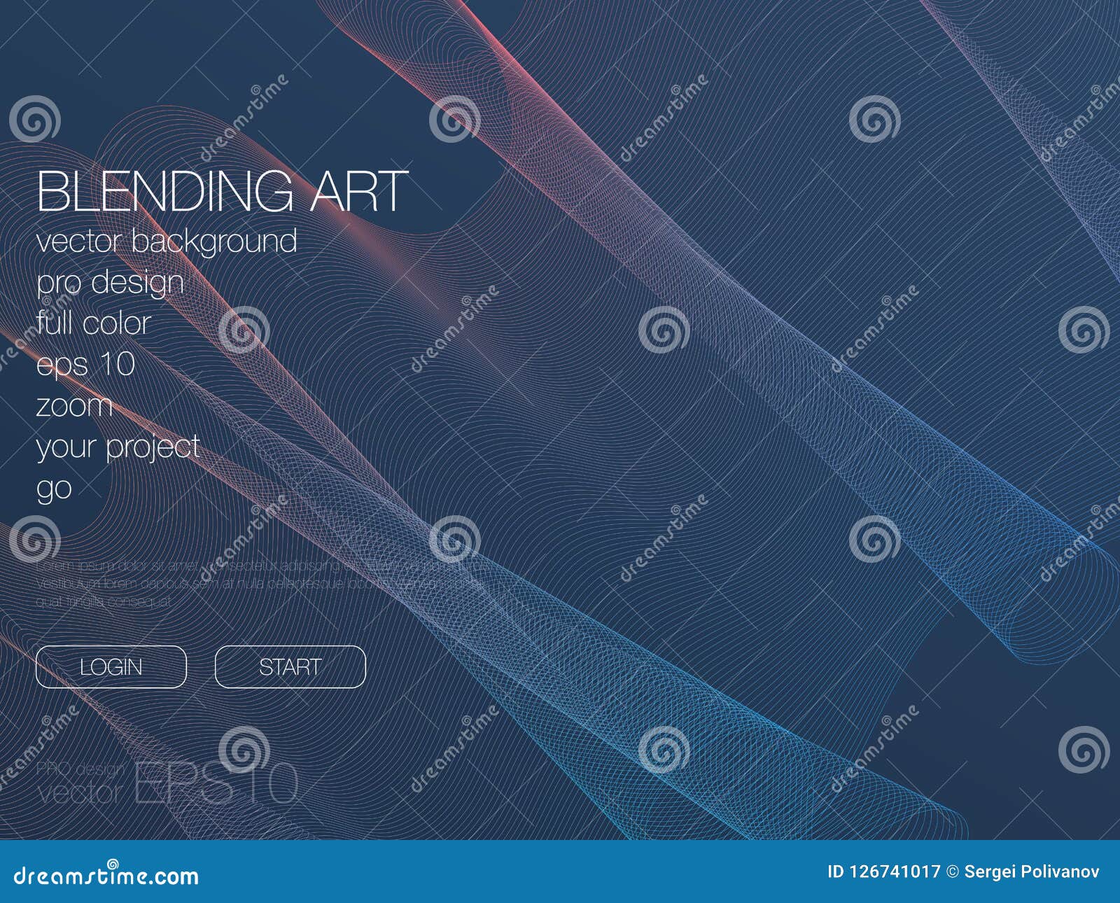 Futuristic User Interface. UI Technology Background Vector Stock Vector ...