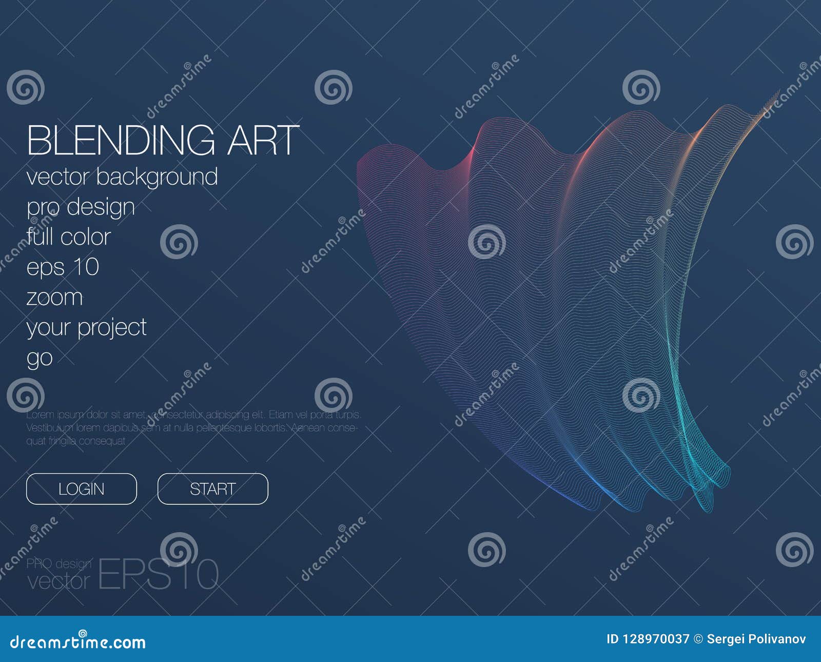 Futuristic User Interface. UI Technology Background Vector Stock Vector ...