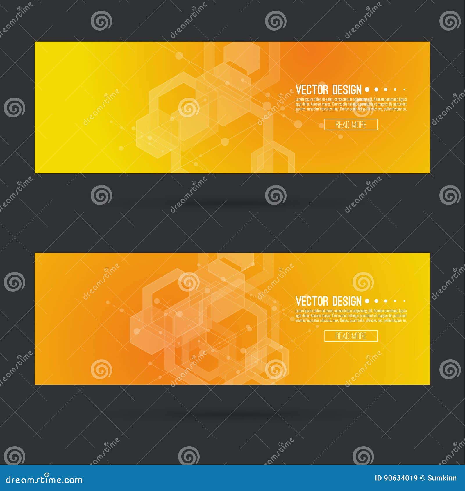 Futuristic vector header. stock vector. Illustration of corporate ...