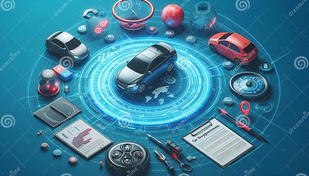 Futuristic Vehicle Interface Stock Photo - Image of engineering ...