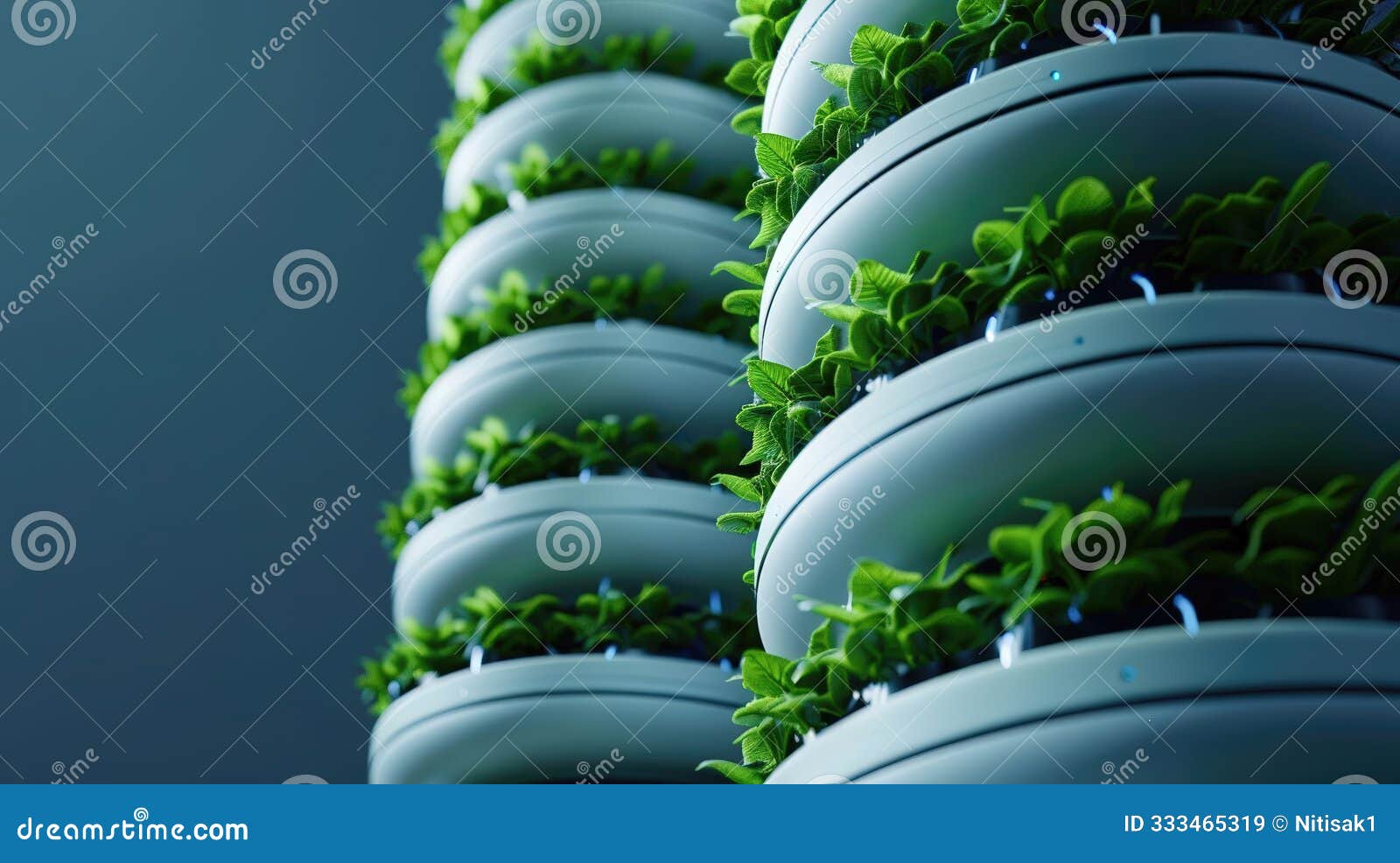 Futuristic Vertical Farming Skyscraper Ecocity Stock Illustration ...