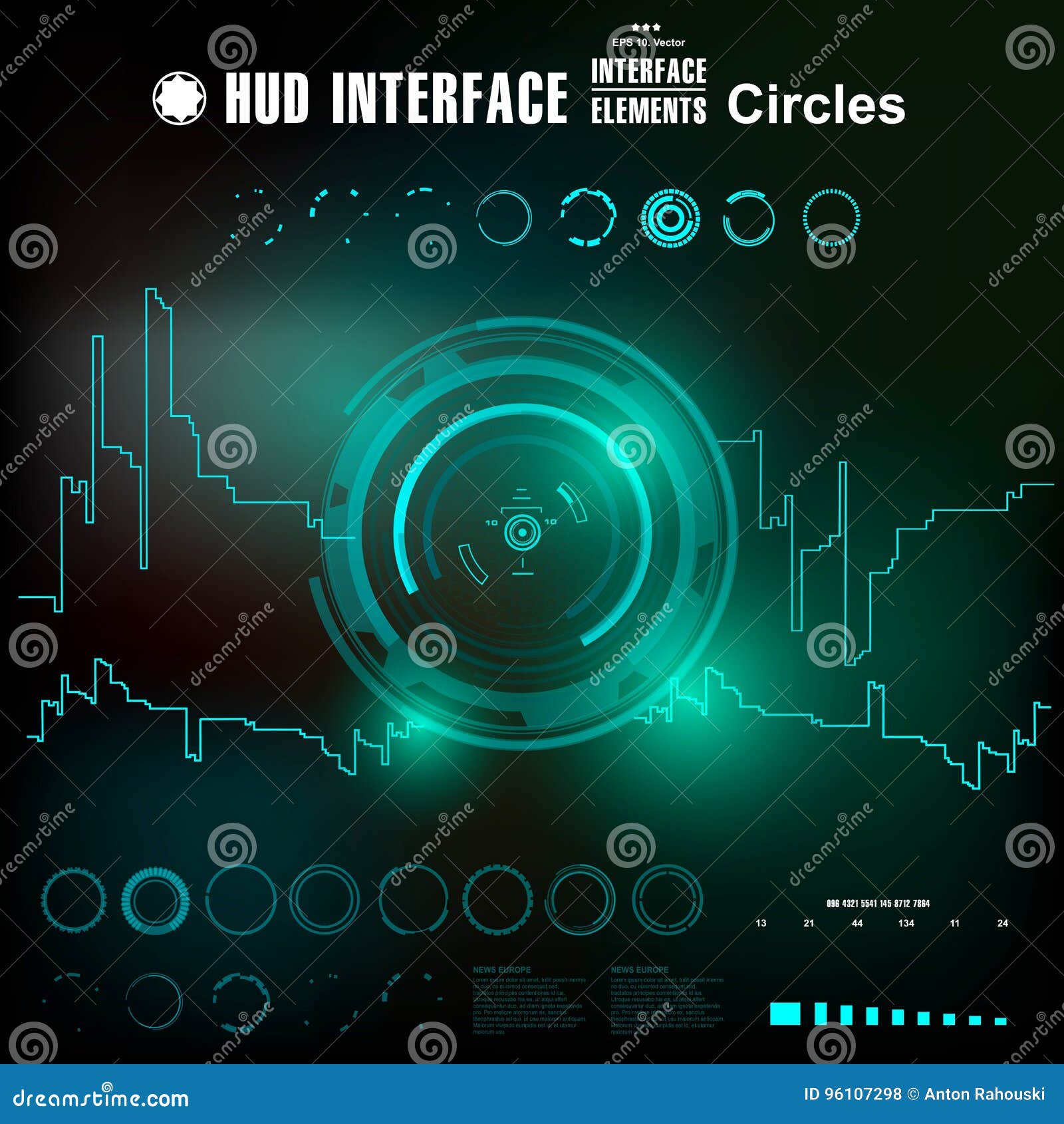 Futuristic Virtual Graphic Touch User Interface, HUD Stock Vector ... Futuristic Virtual Graphic Touch User Interface, HUD Stock Vector ...