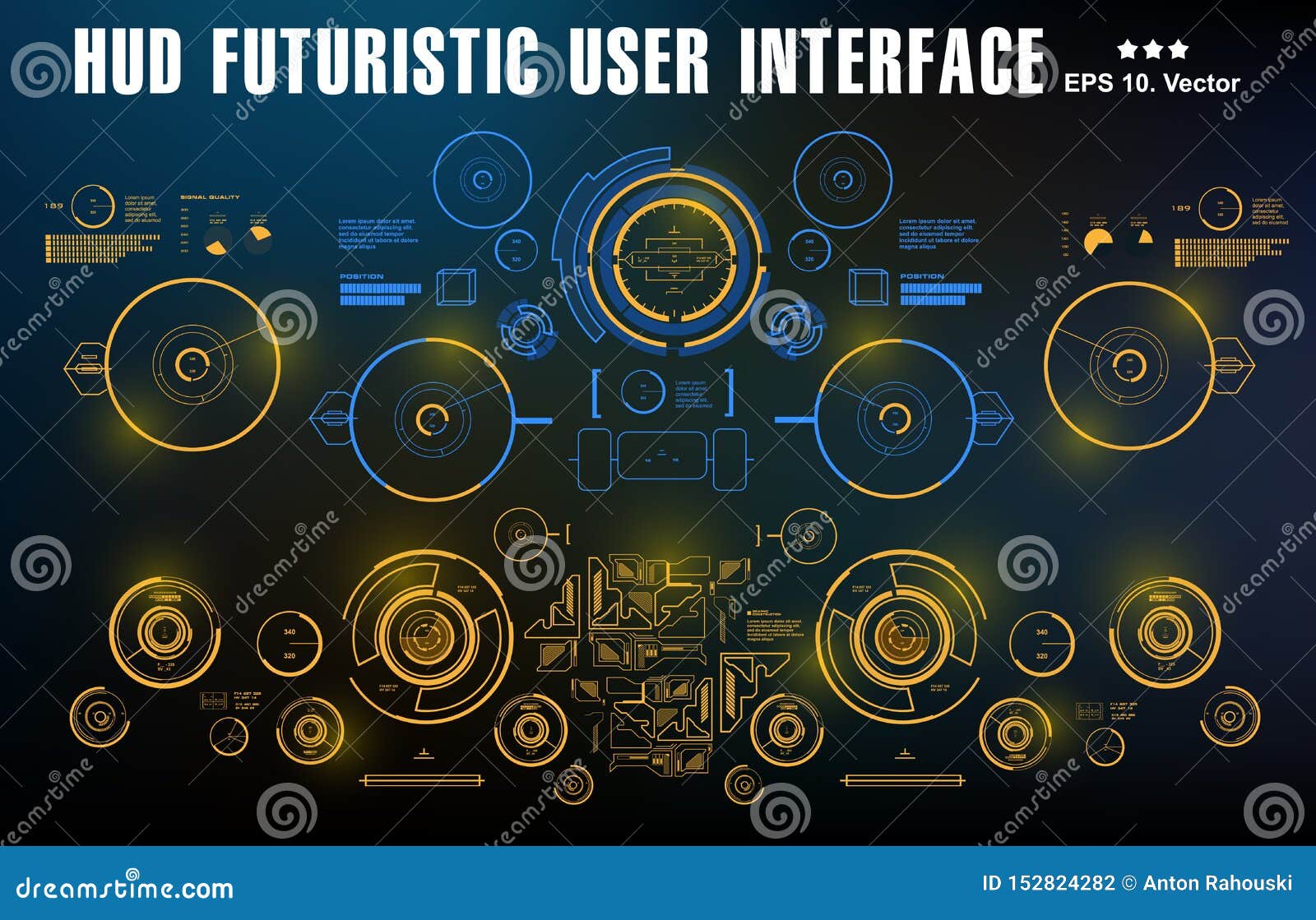 Futuristic Virtual Graphic Touch User Interface, Target Stock Photo ... Futuristic Virtual Graphic Touch User Interface, Target Stock Photo ...