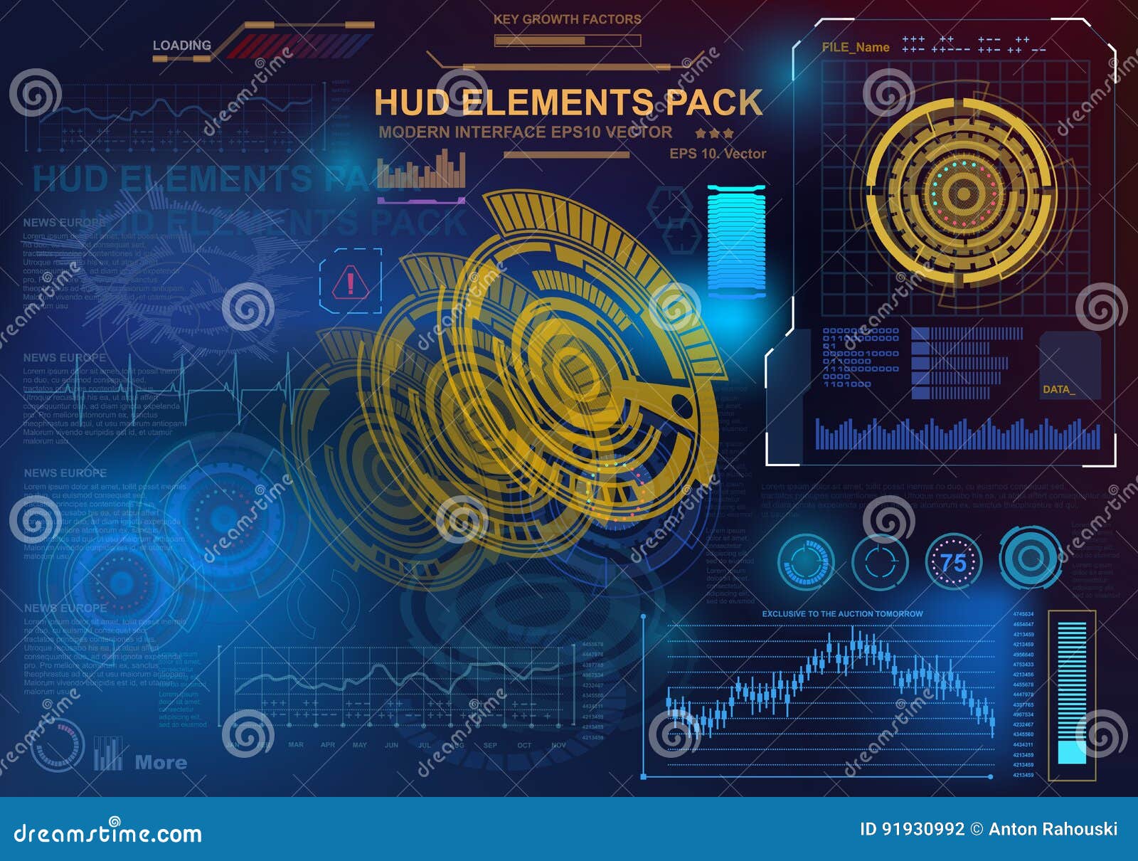 Futuristic Virtual Graphic Touch User Interface, Target Stock Vector ... Futuristic Virtual Graphic Touch User Interface, Target Stock Vector ...