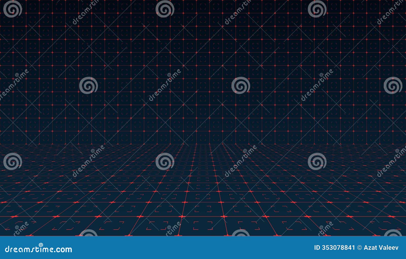 Futuristic Virtual Technology HUD Grid With Sleek Design. Sci Fi FUI ...
