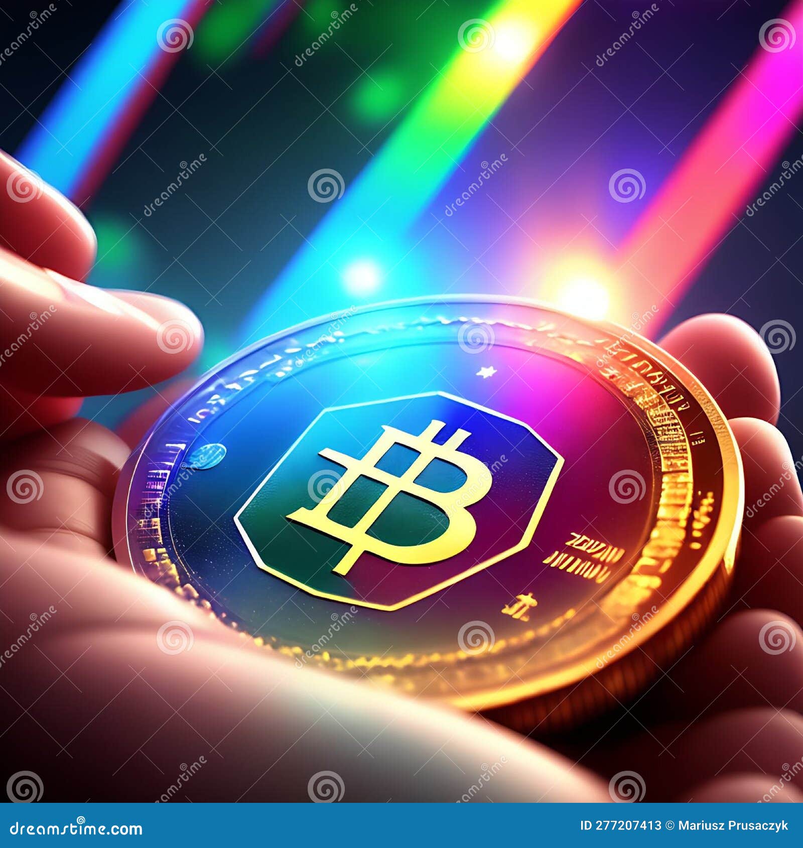 A Futuristic Vision of the Euphoria of the Bitcoin Cryptocurrency Boom ...