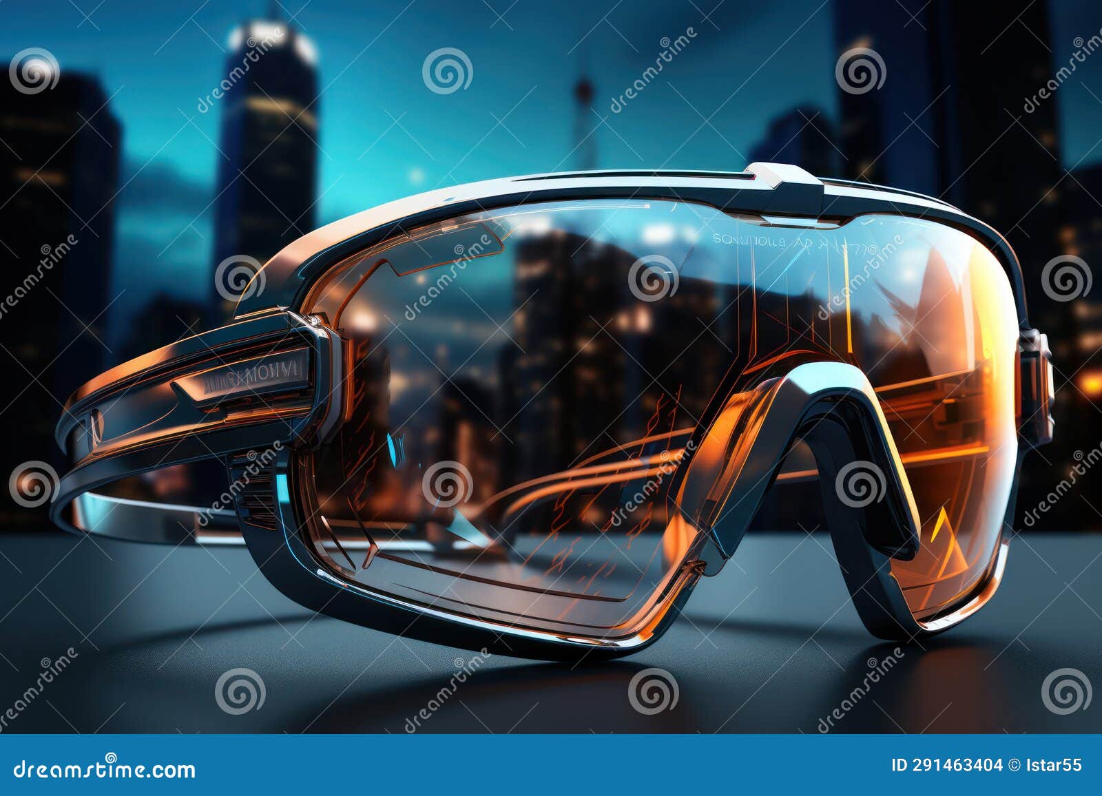 Futuristic Vision Goggles, Smart Glasses AI Generated Stock ...